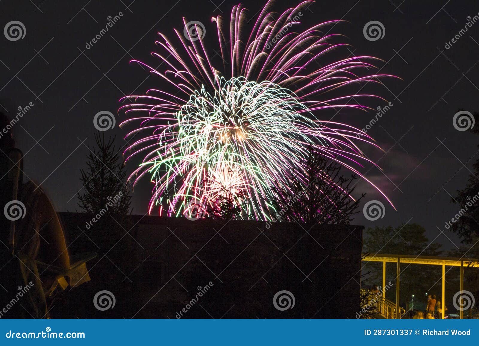 Independence Day Fireworks Display, Worthington, Ohio, July 4, 2022 ...