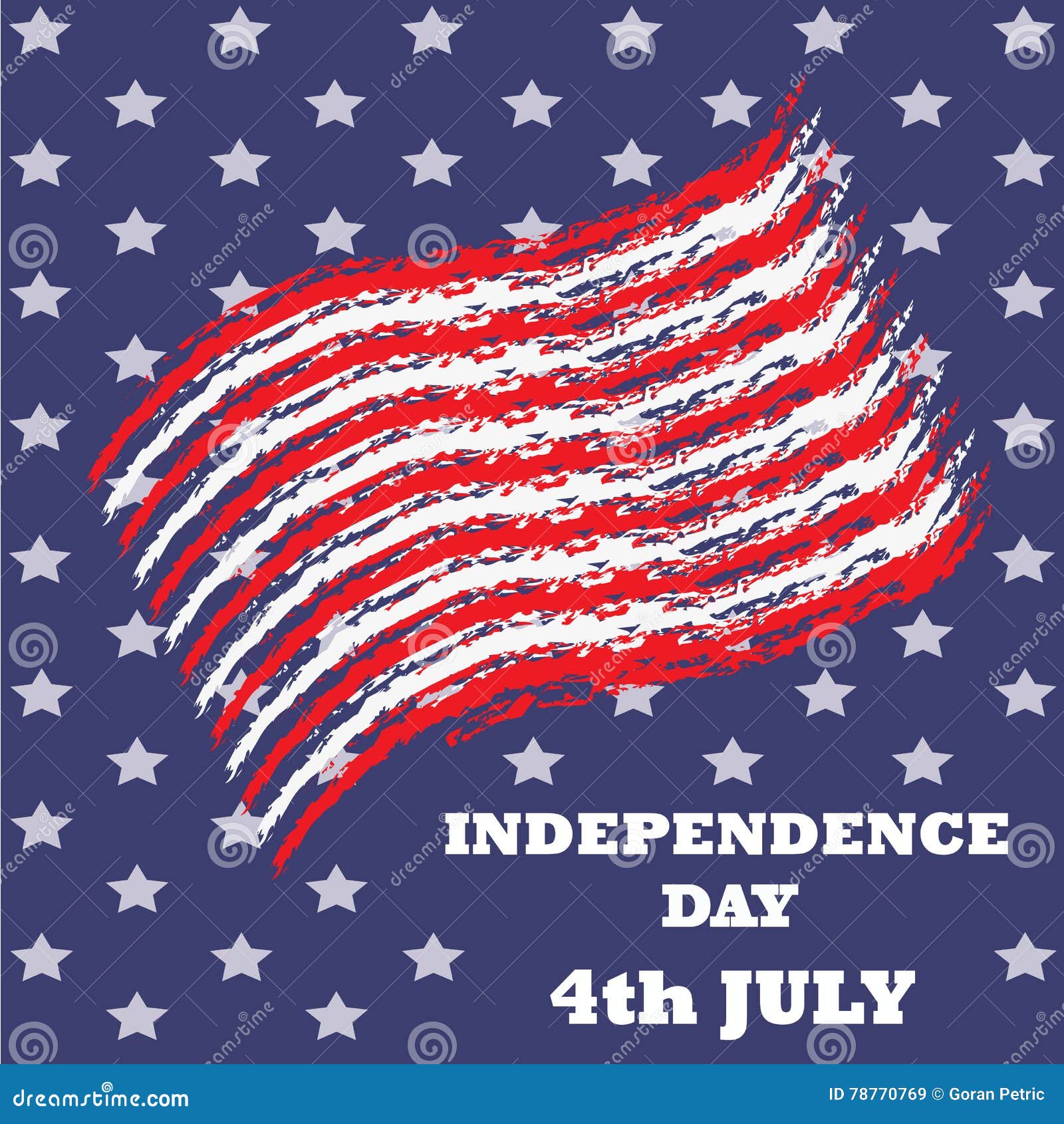 Independence day icon and stock illustration. Illustration of july ...