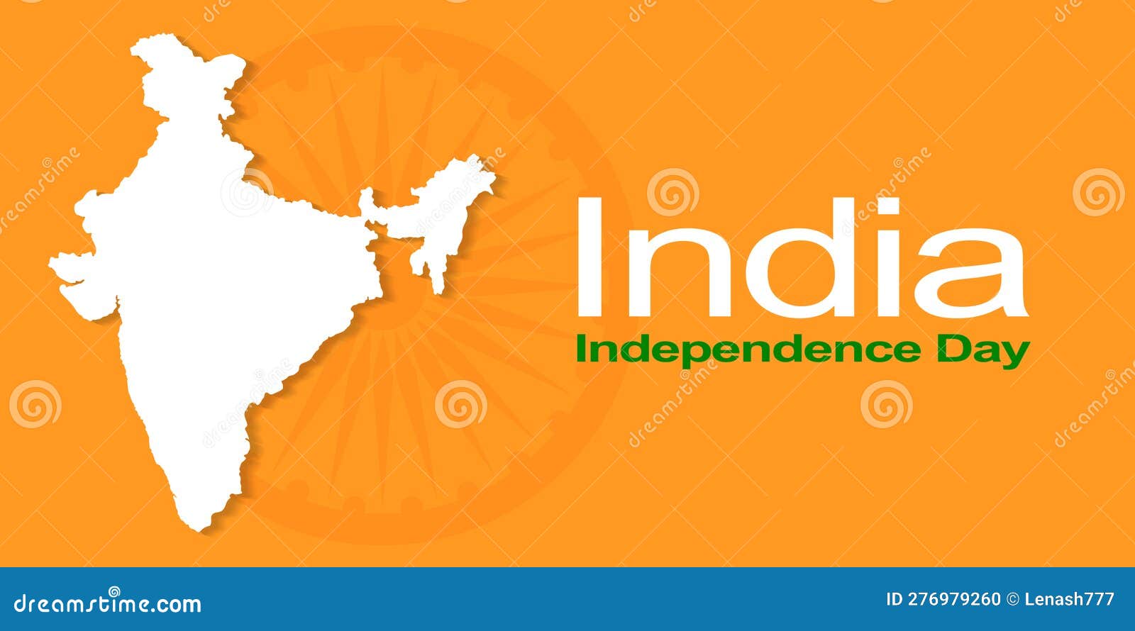Independence Day of India.Map of India. Stock Vector - Illustration of ...