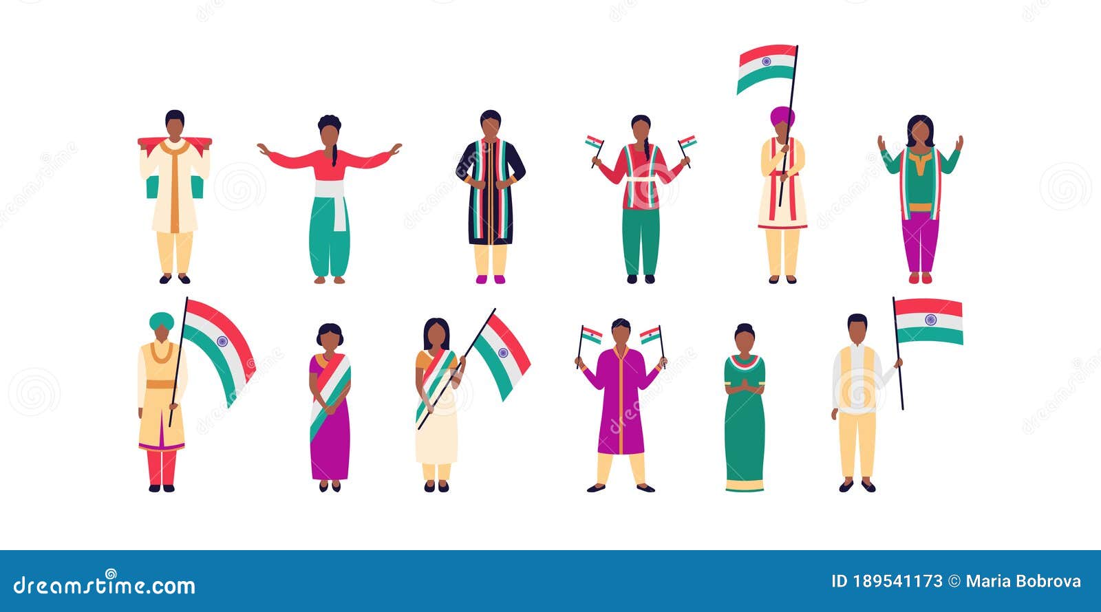 India People Icon Map. Stylized Vector Silhouette Of India. Population ...