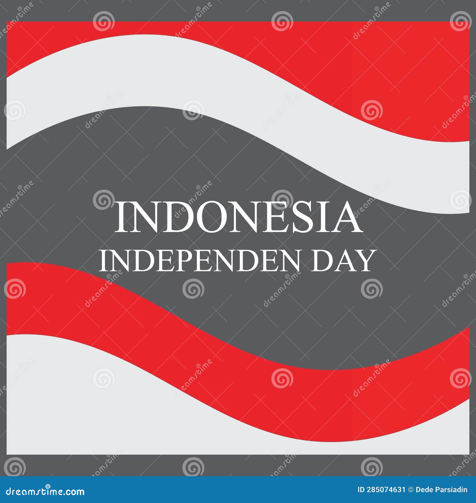 Independence Day of Indonesia Vector Design Template Stock Vector ...