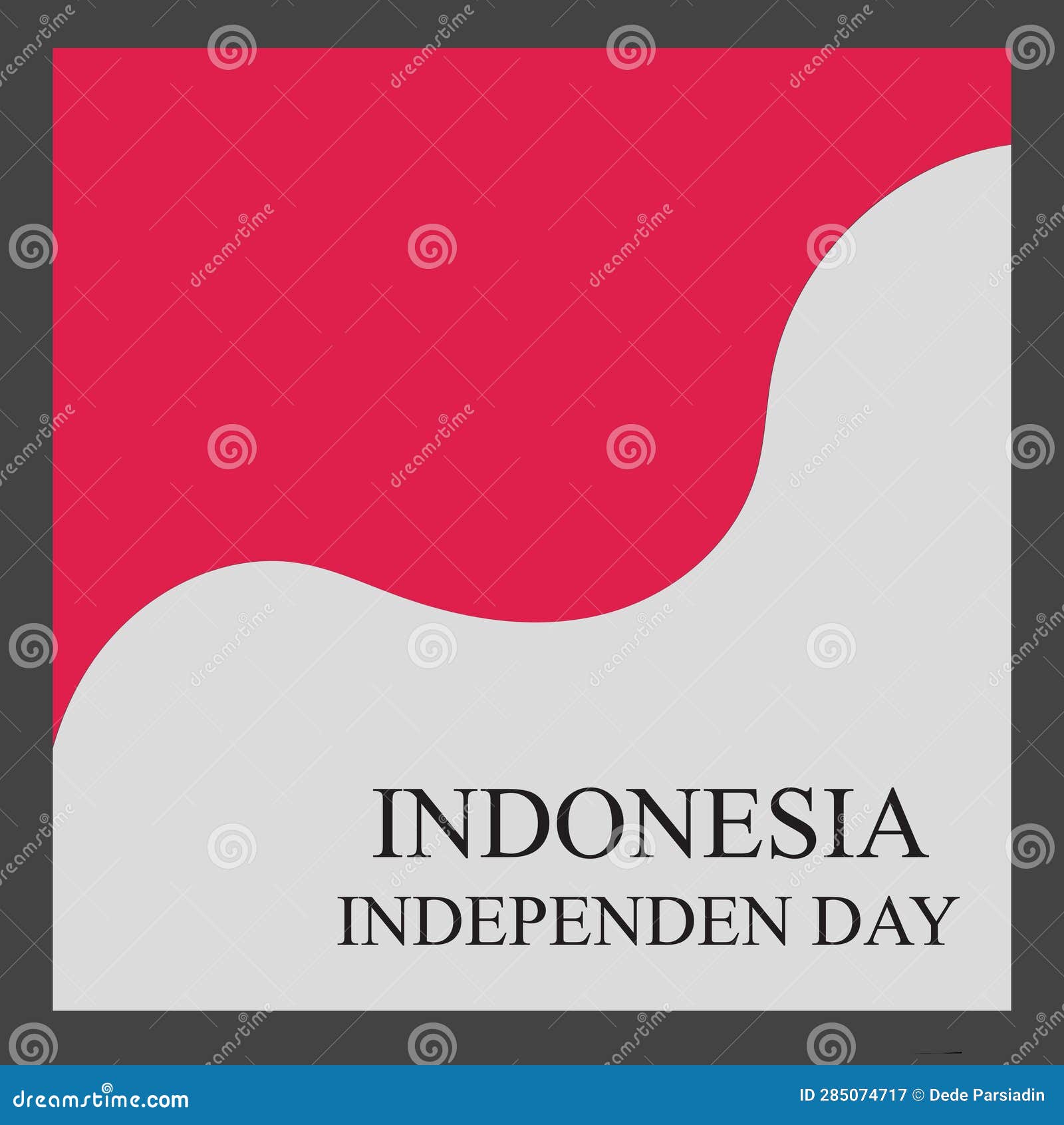 Independence Day of Indonesia Vector Design Template Stock Vector ...