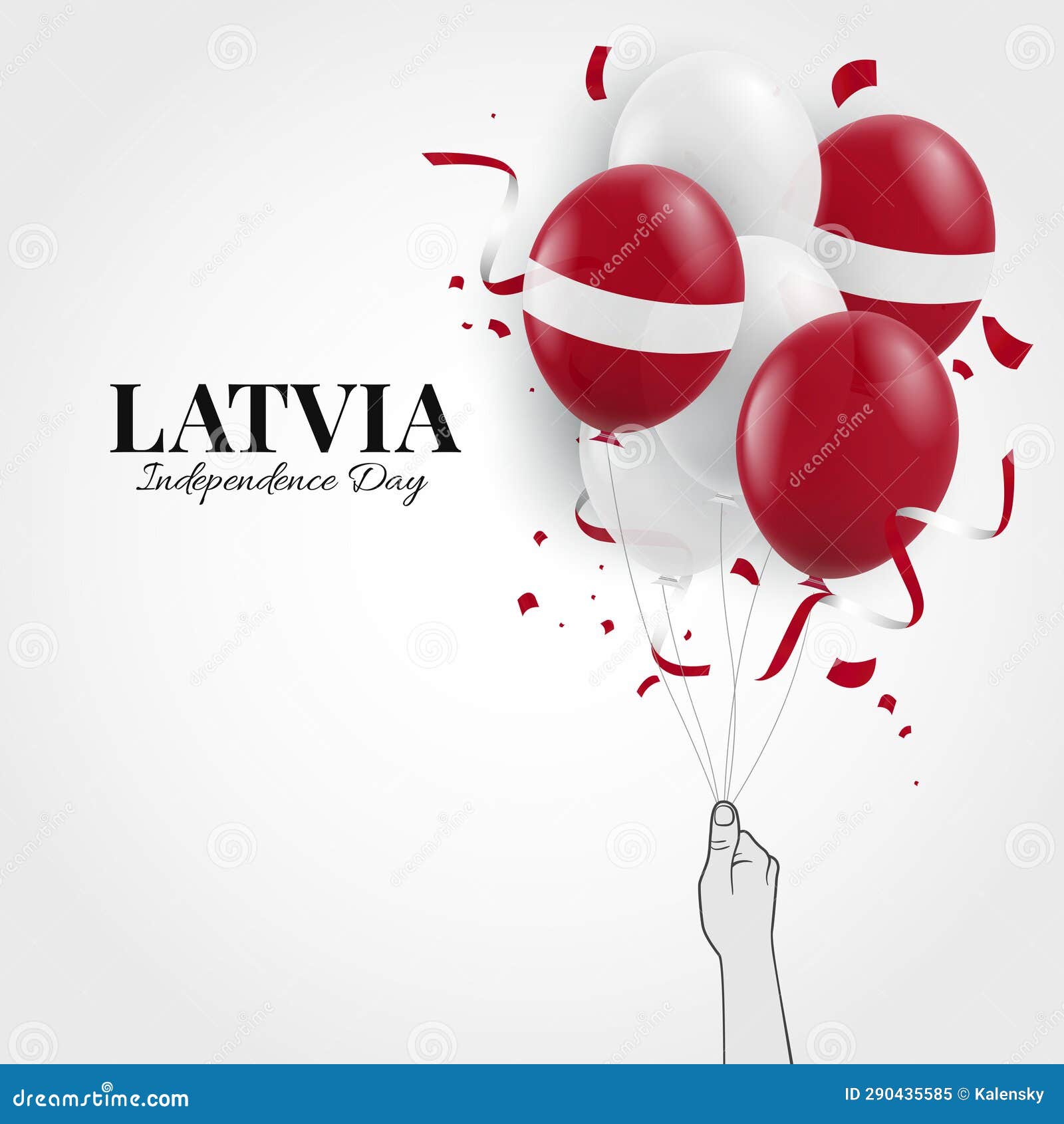 Independence Day of Latvia stock illustration. Illustration of ...