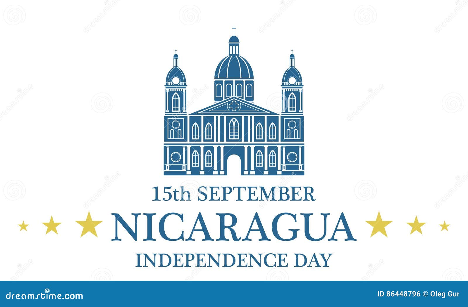 Independence Day. Nicaragua Stock Vector - Illustration of design ...