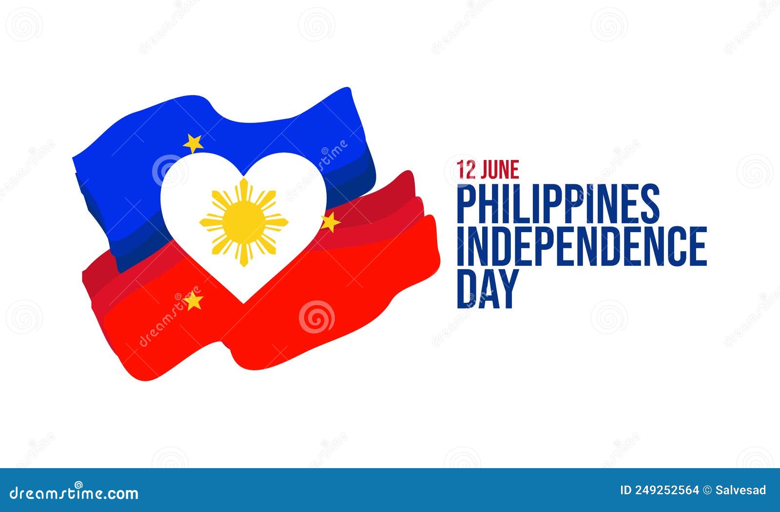 Independence Day in Philippines Stock Illustration - Illustration of ...