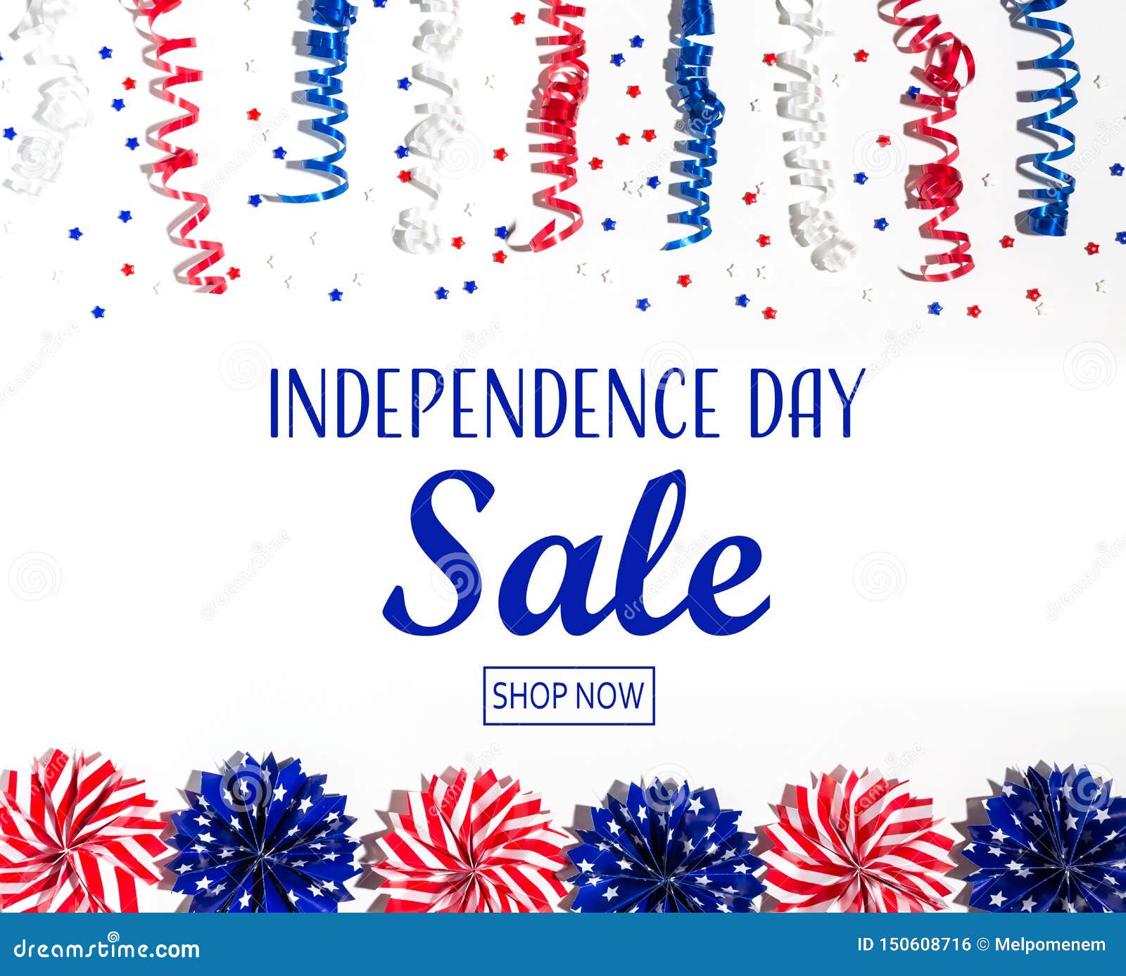 Independence Day Sale Message Stock Photo - Image of celebration ...