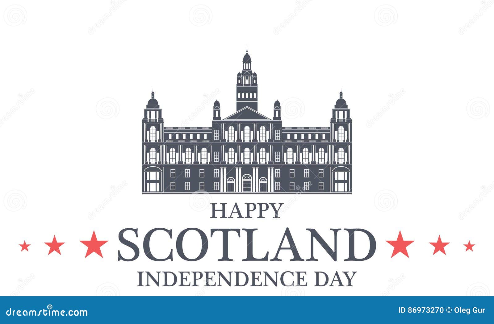Independence Day. Scotland stock vector. Illustration of glasgow - 86973270