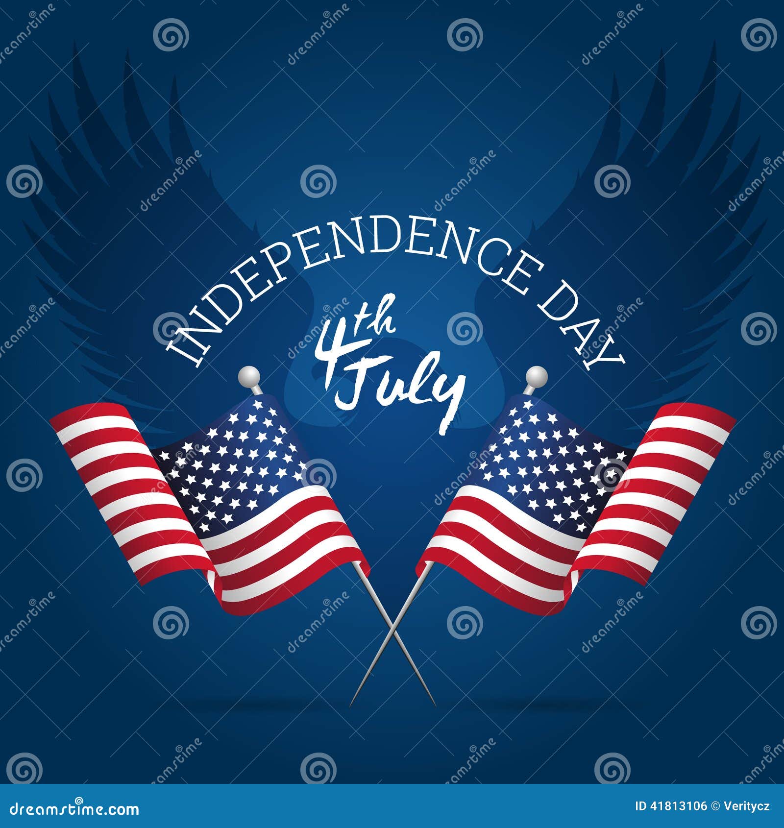 Independence Day Sign stock vector. Illustration of honor - 41813106