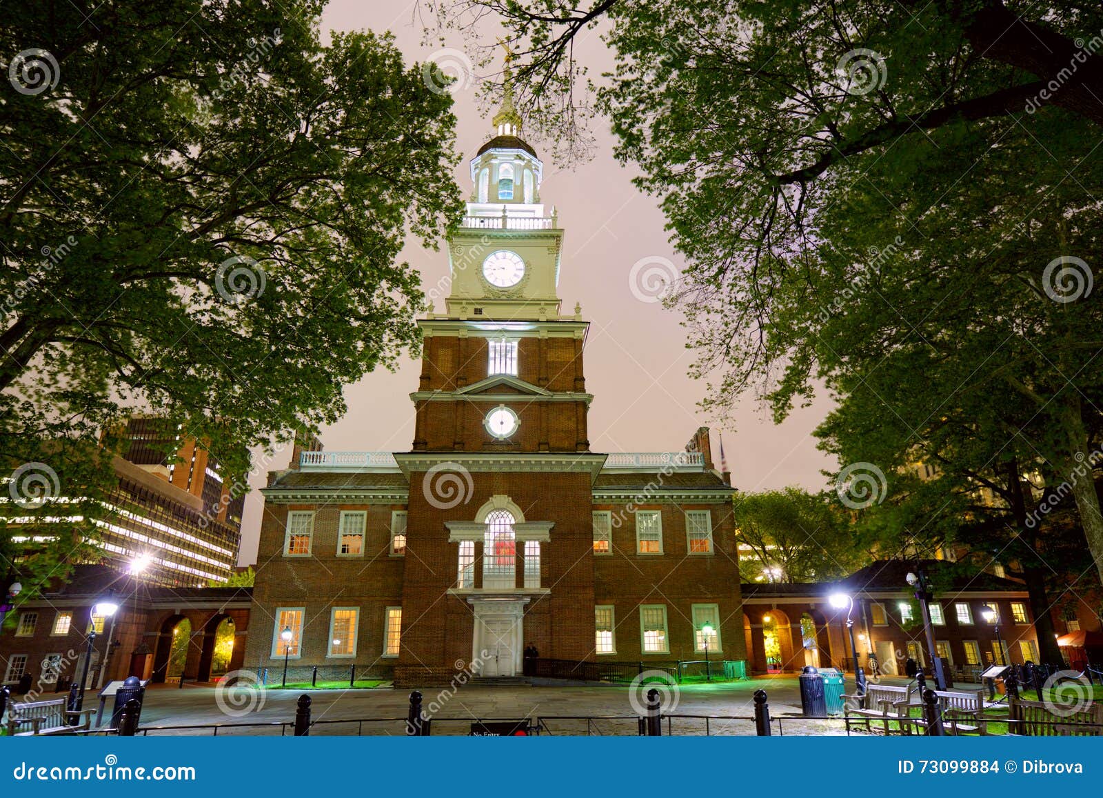 Independence Hall in Philadelphia Stock Photo - Image of architecture ...