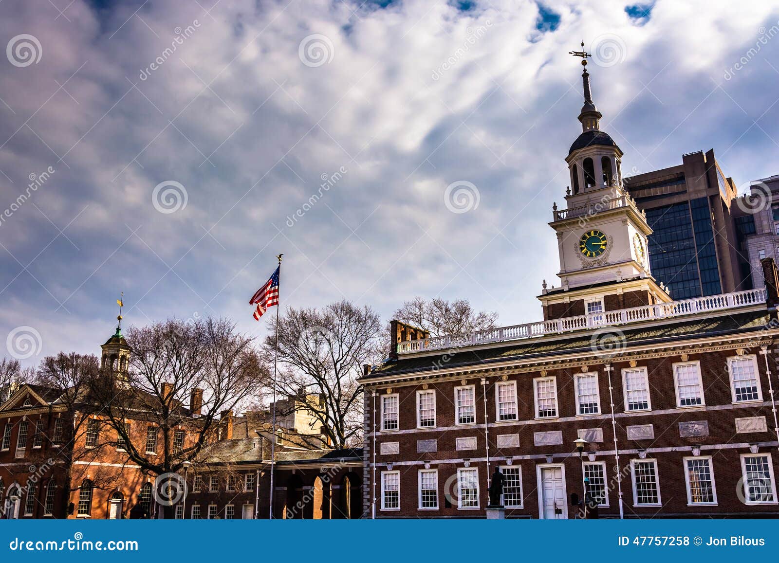 Independence Hall, in Philadelphia, Pennsylvania. Stock Photo - Image ...