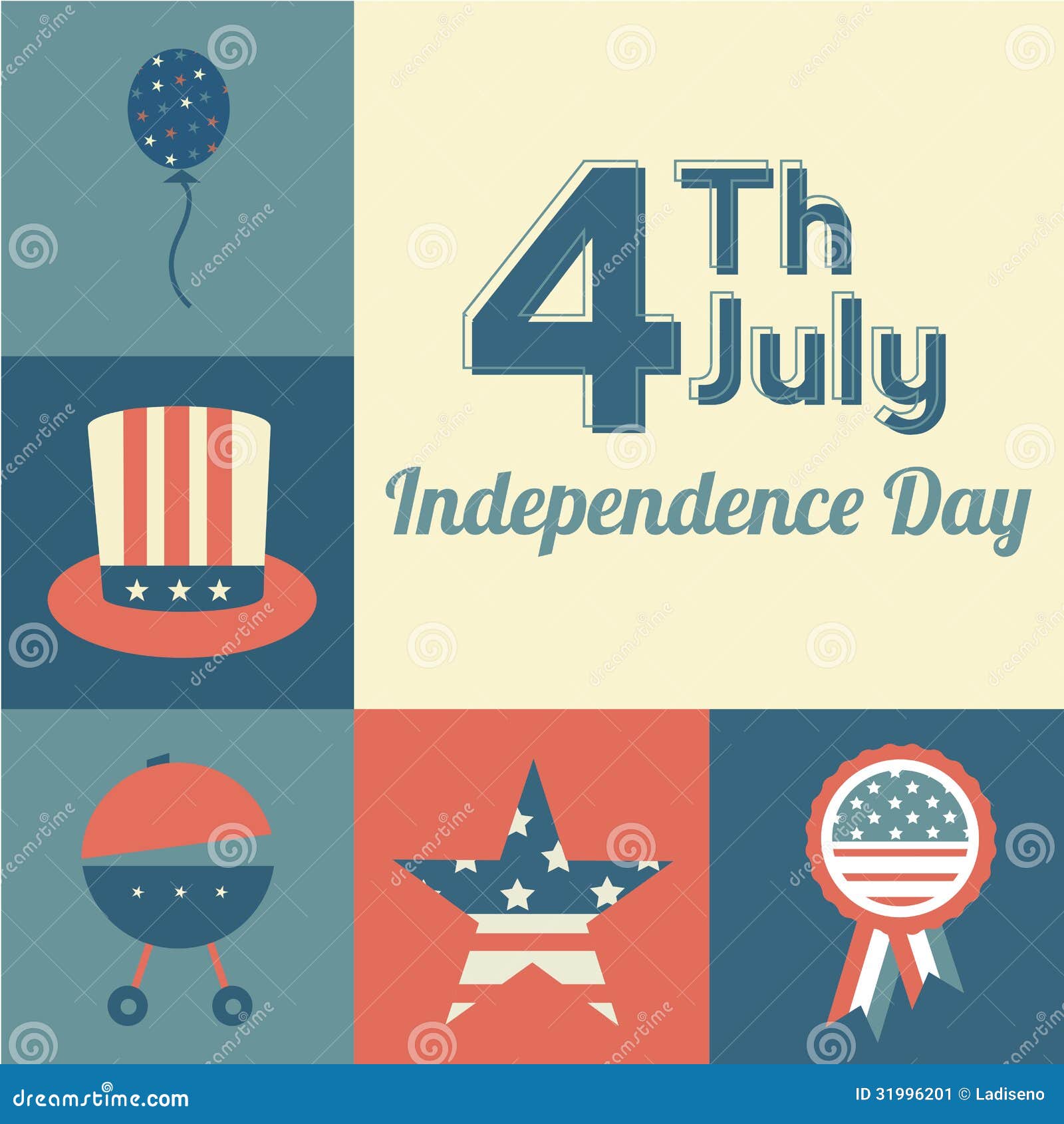 Independence icons stock vector. Illustration of american - 31996201