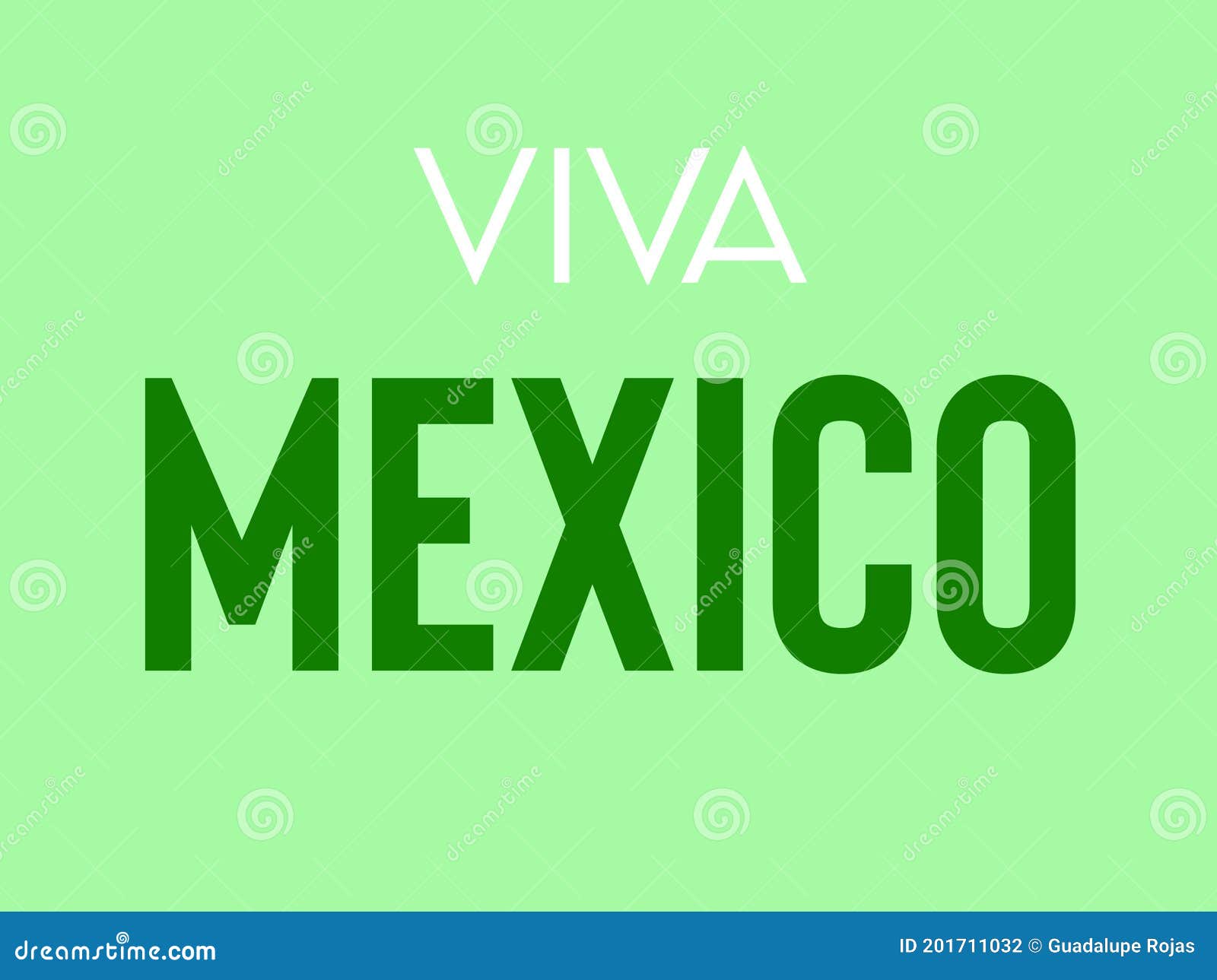 Viva Mexico Sign To Celebrate National Holidays in Green Stock Vector ...