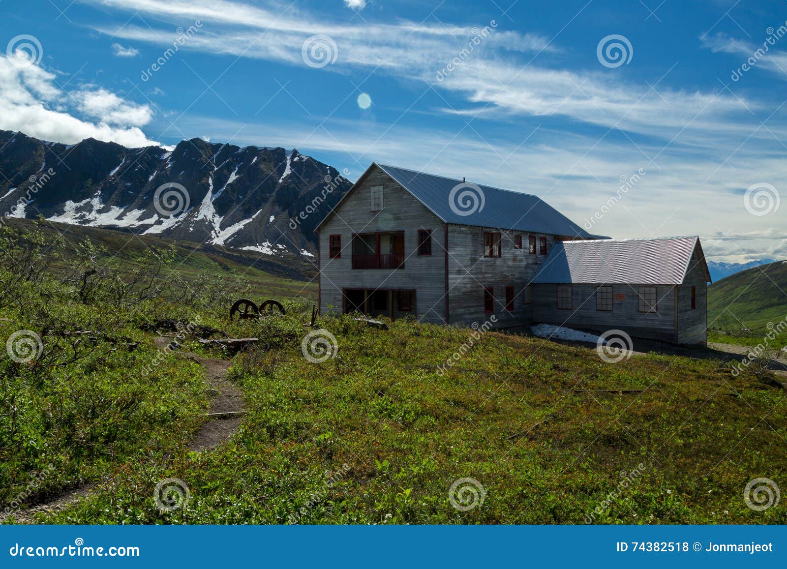 Independence Mine in Alaska Stock Photo - Image of gold, hiking: 74382518
