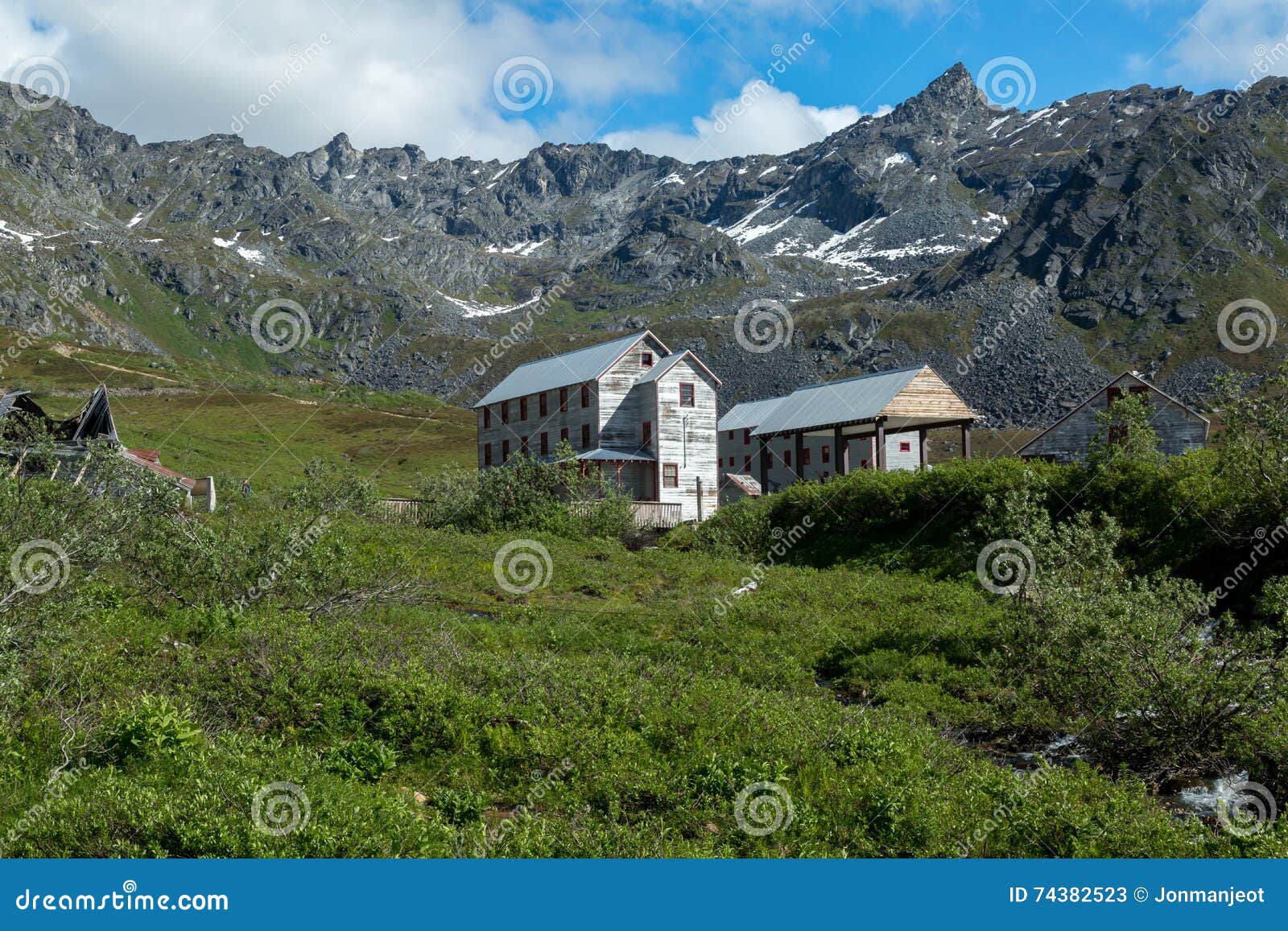 Independence Mine in Alaska Stock Image - Image of aerial, trips: 74382523