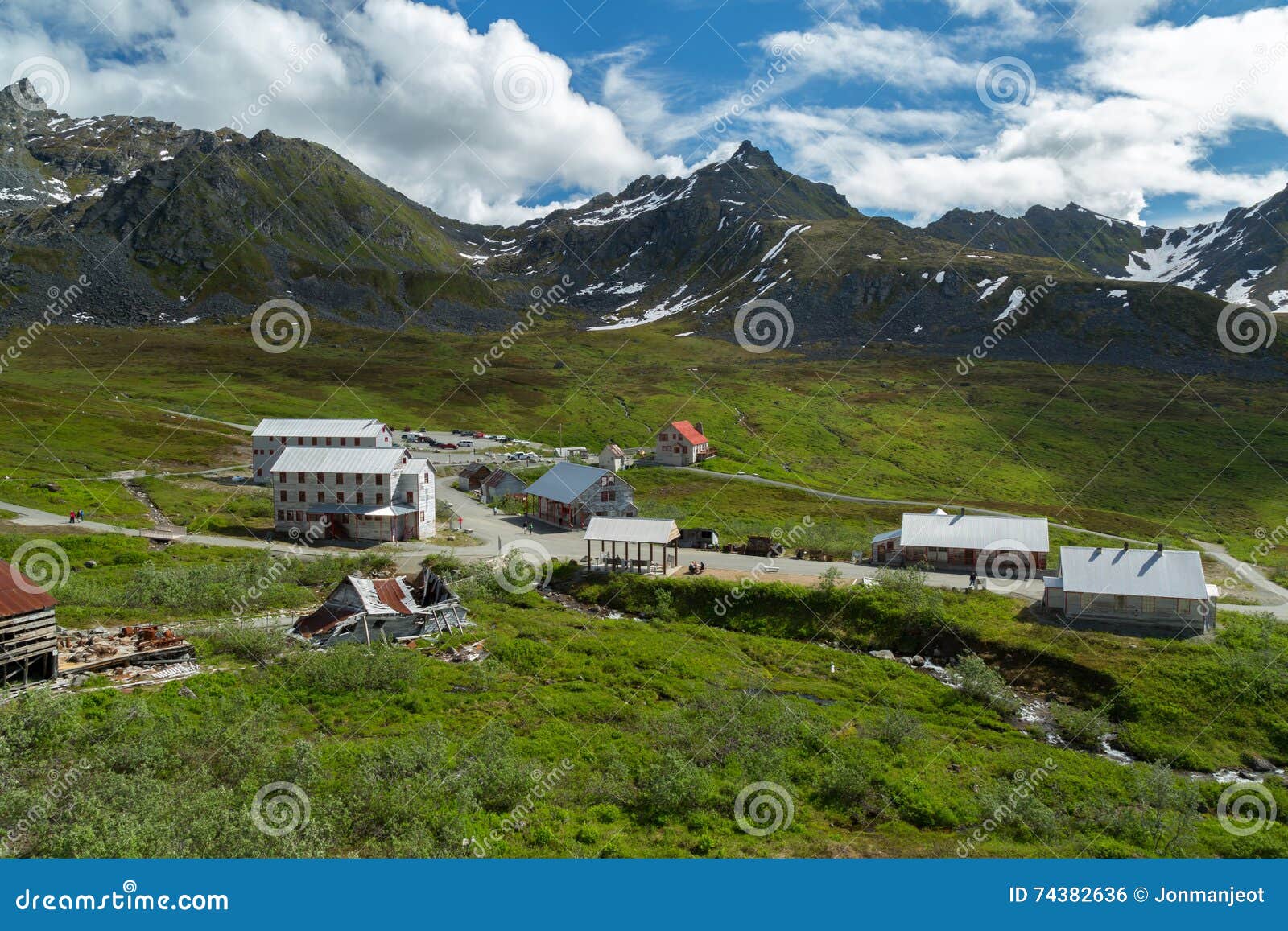 Independence Mine in Alaska Stock Photo - Image of pass, outdoors: 74382636