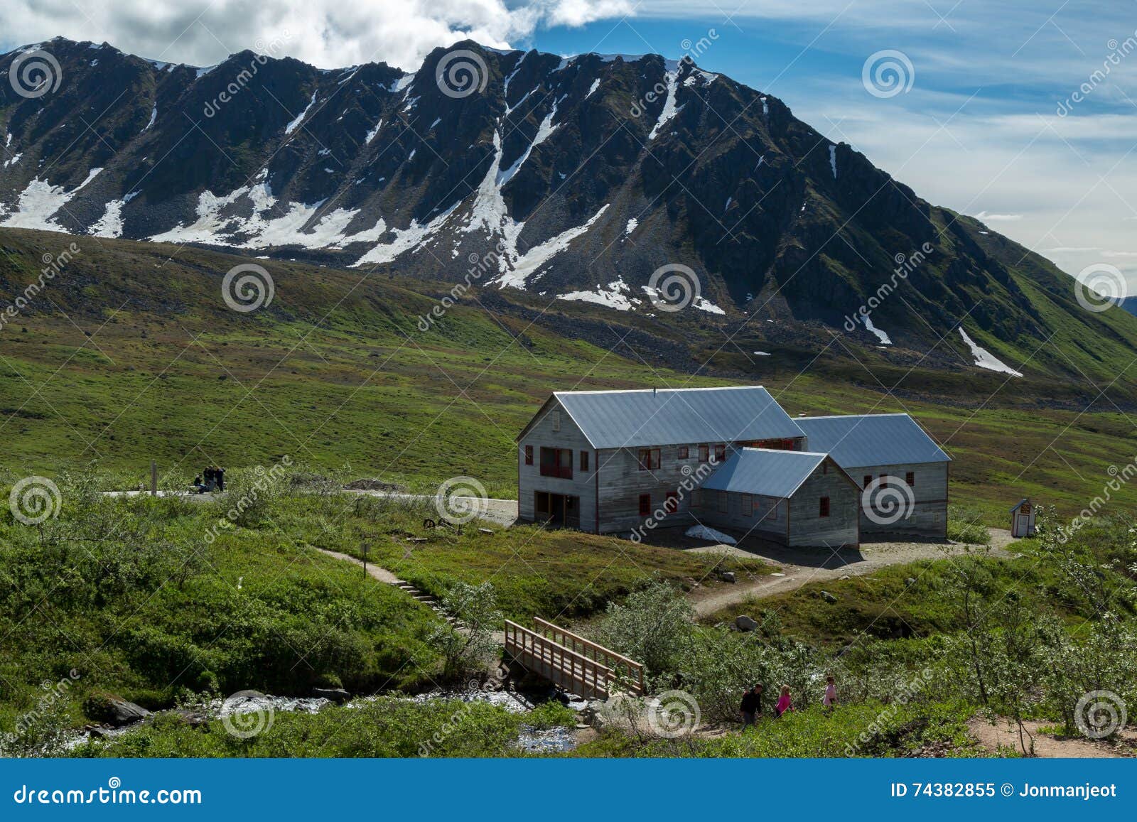 Independence Mine in Alaska Stock Image - Image of mountains, palmer ...
