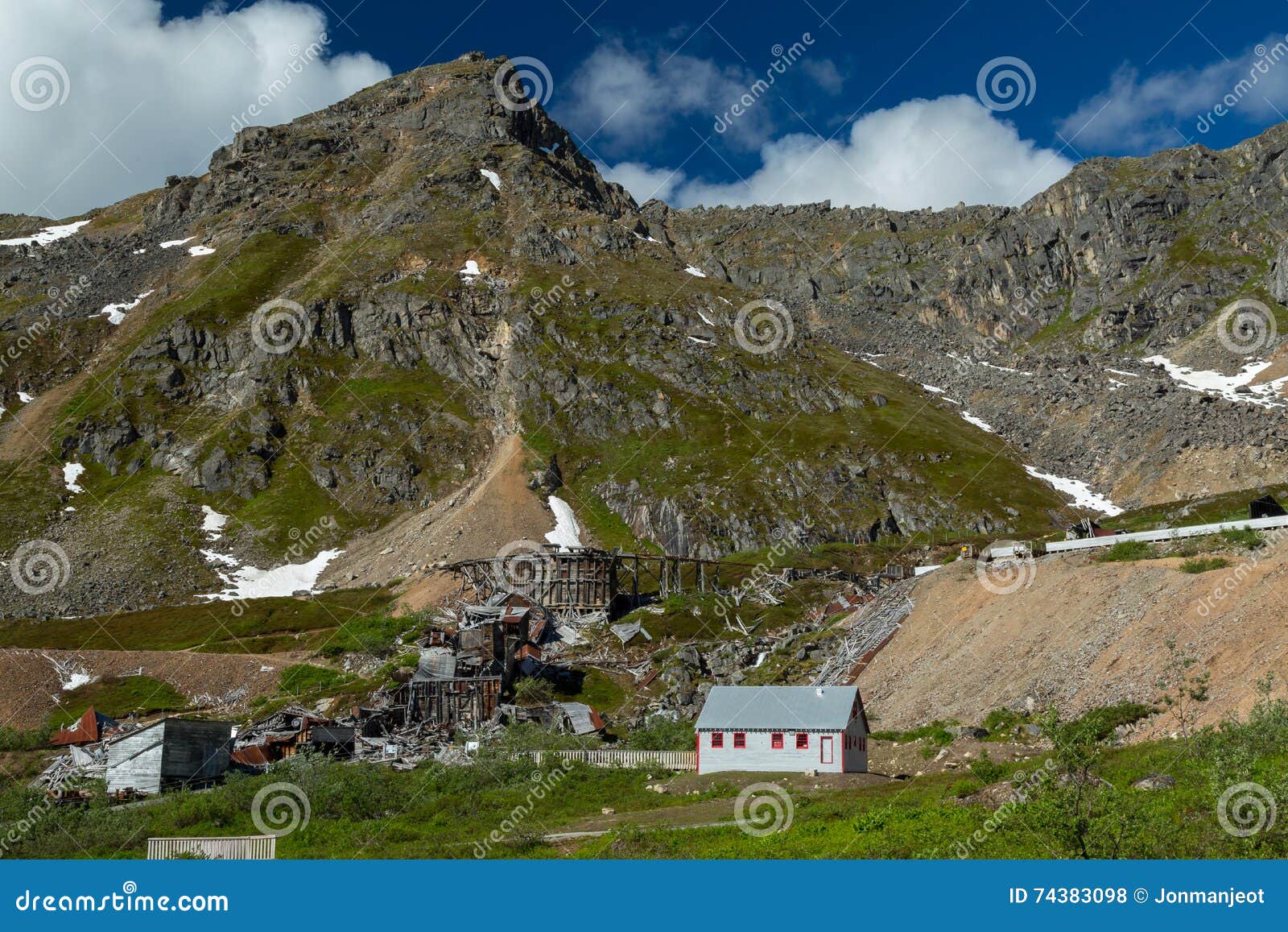 Independence Mine in Alaska Stock Photo - Image of scenes, alaska: 74383098