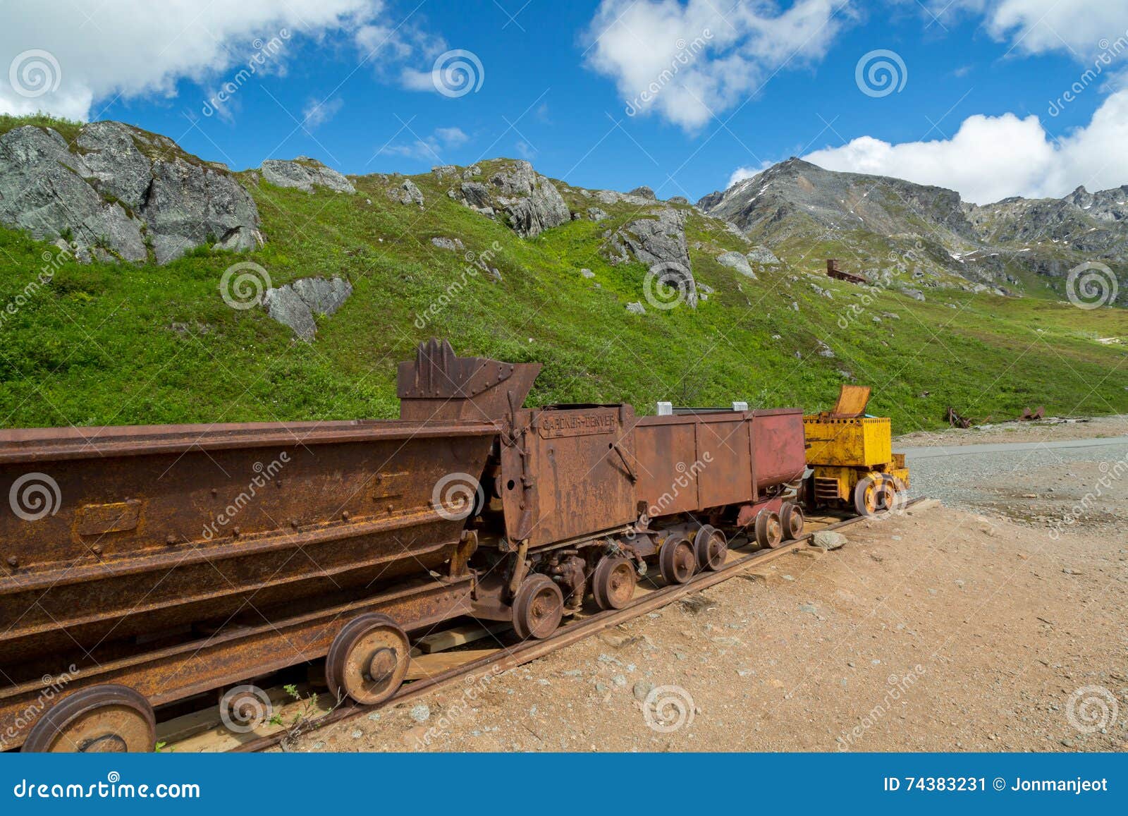 Independence Mine in Alaska Stock Image - Image of palmer, adventure ...