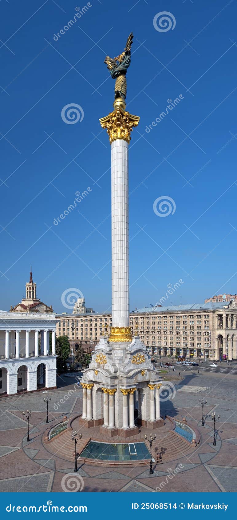 Independence Monument in Kyiv, Ukraine Editorial Stock Image - Image of ...