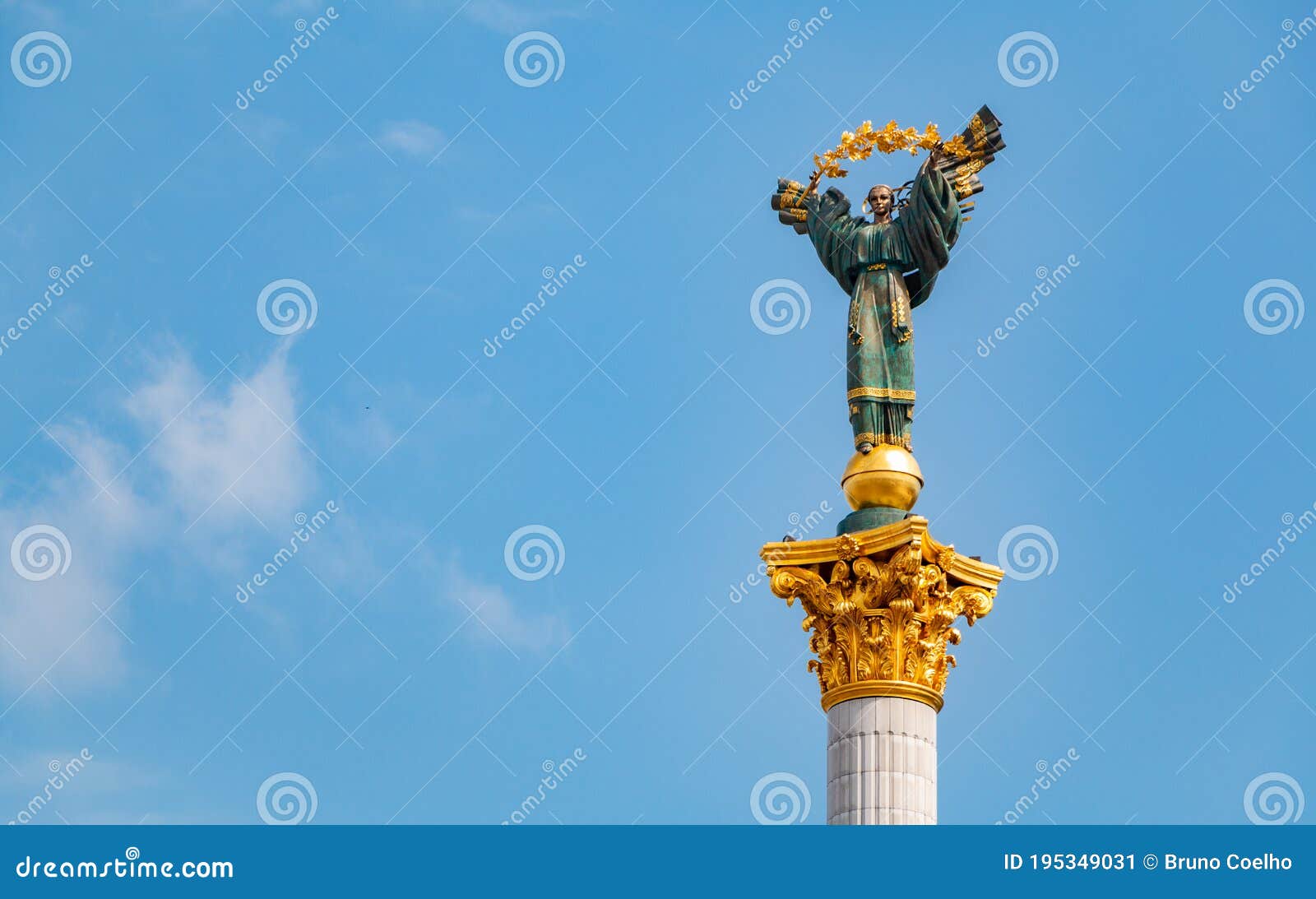 Independence Monument Close-Up Stock Image - Image of close ...