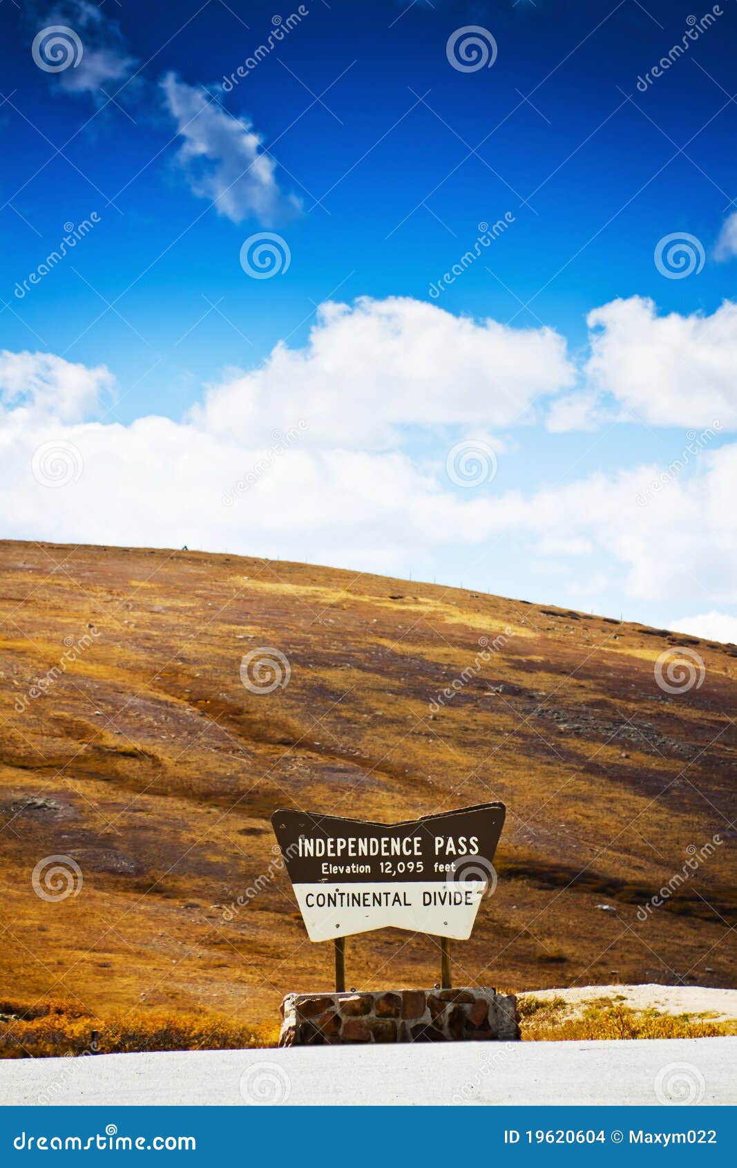Independence Pass stock photo. Image of sign, board, independence ...