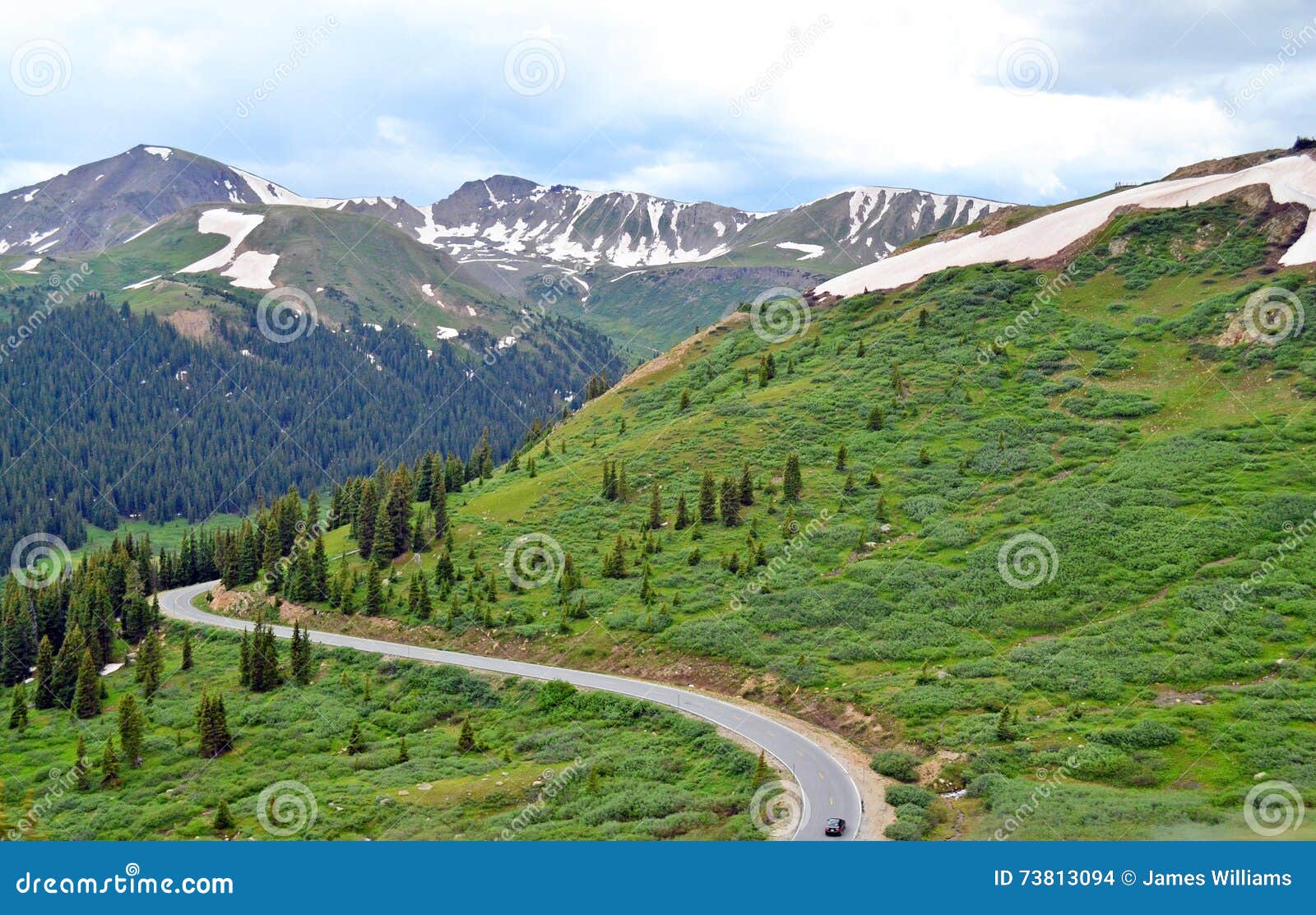 Independence Pass stock photo. Image of nature, cold - 73813094