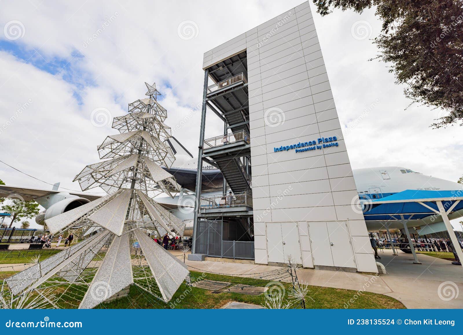 Independence Plaza at Space Center Houston Editorial Stock Image ...