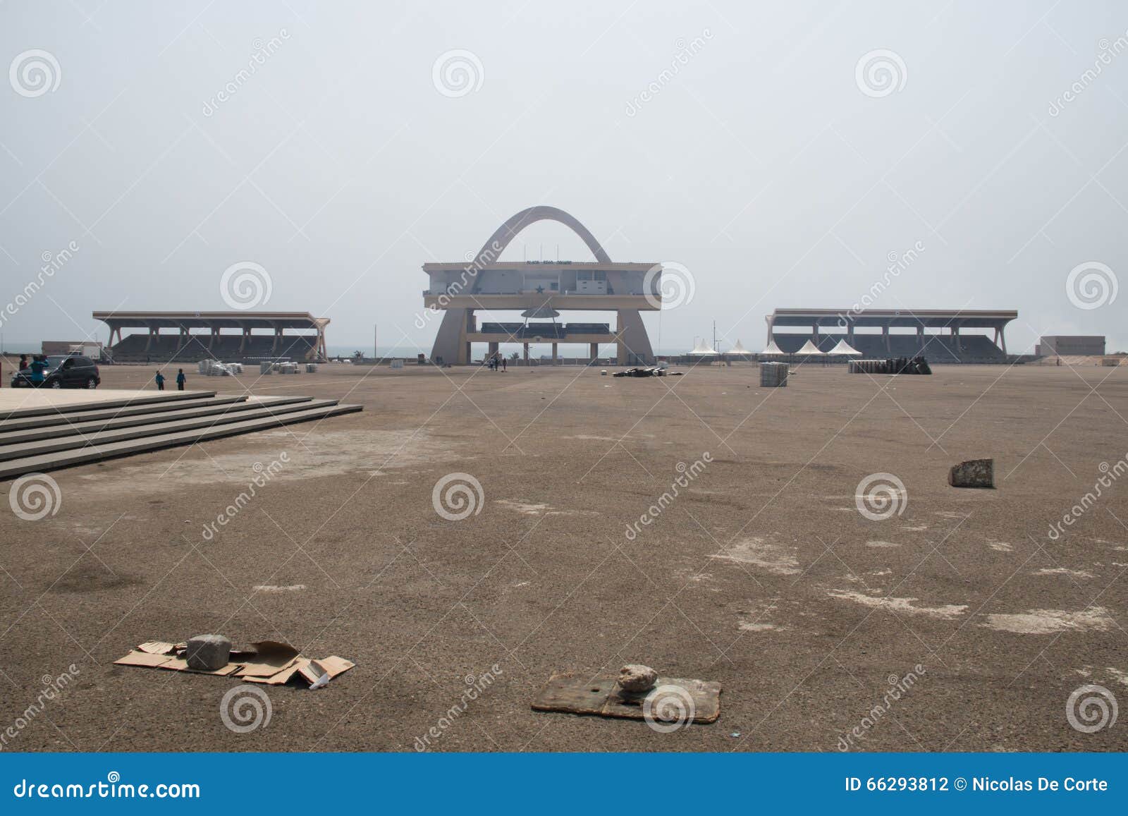 Independence Square in Accra, Ghana Stock Photo - Image of monument ...