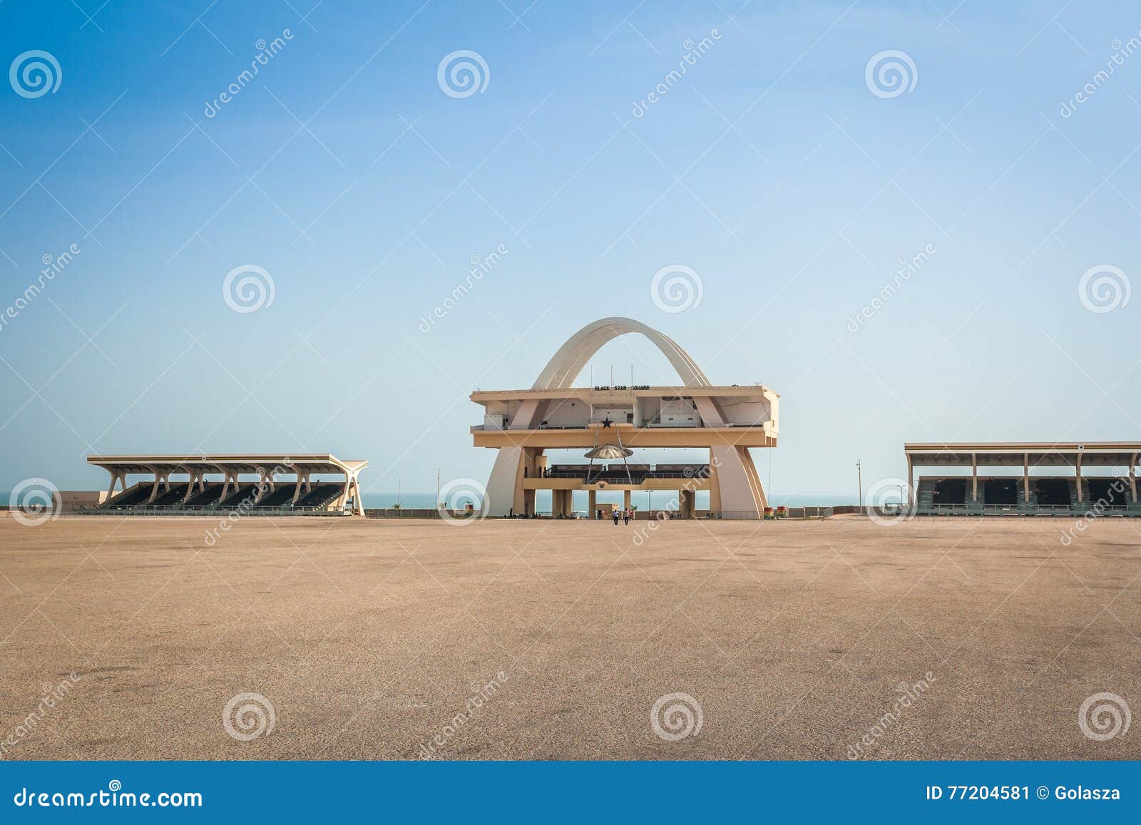 Independence Square in Accra, Ghana Stock Image - Image of statue ...