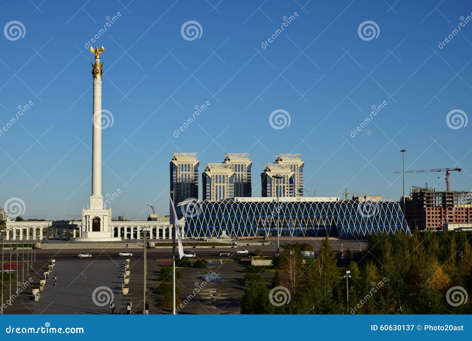 Independence Square in Astana Editorial Photography - Image of historic ...