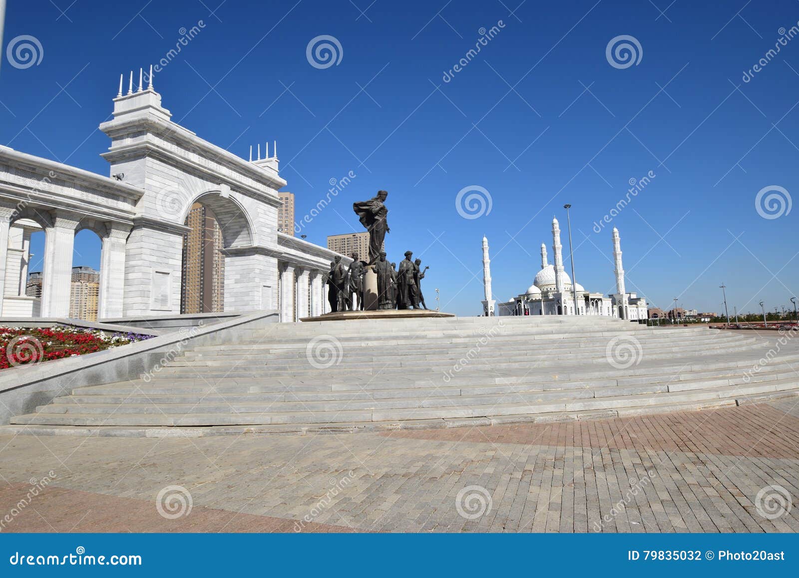 Independence Square in Astana Editorial Photography - Image of historic ...