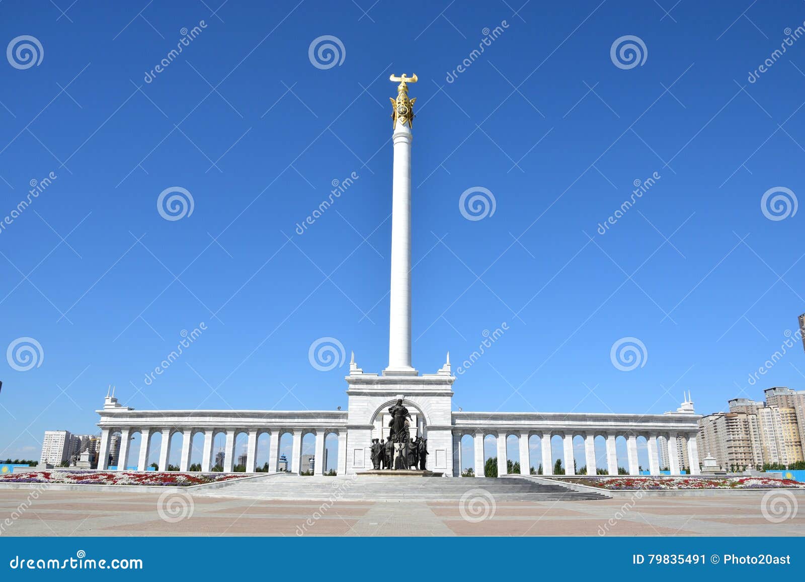 Independence Square in Astana Editorial Photo - Image of beautiful ...