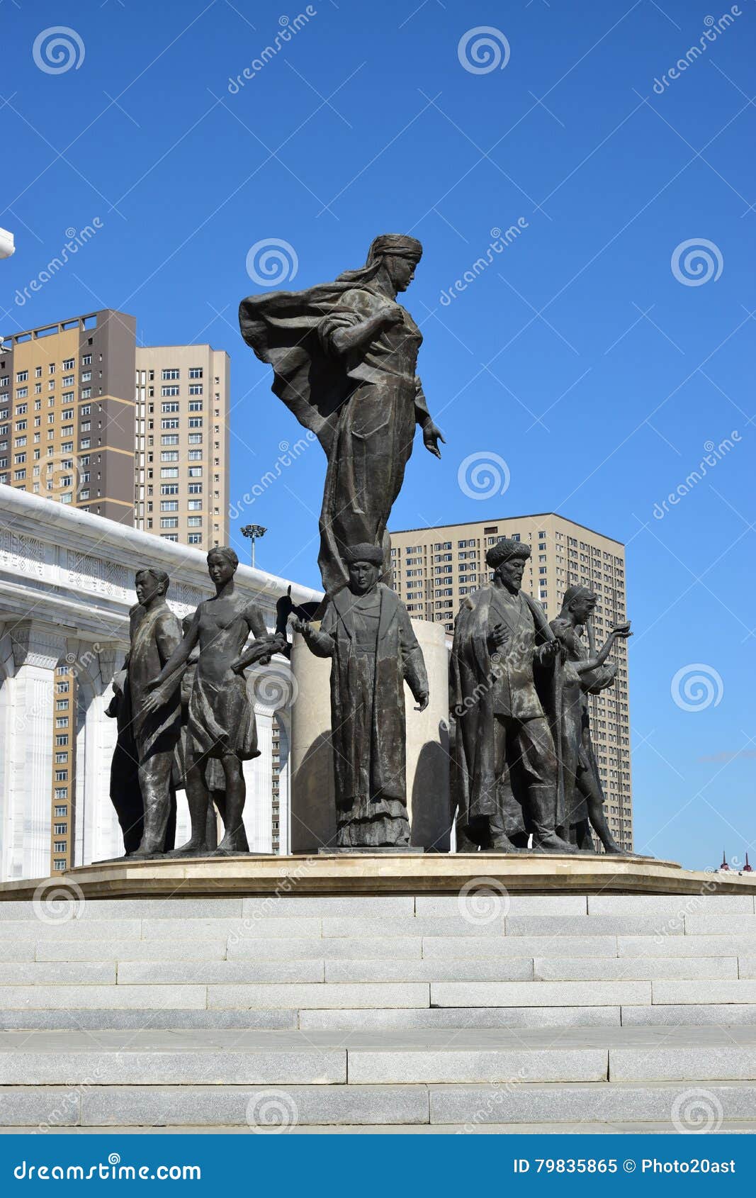 Independence Square in Astana Editorial Image - Image of landmark ...