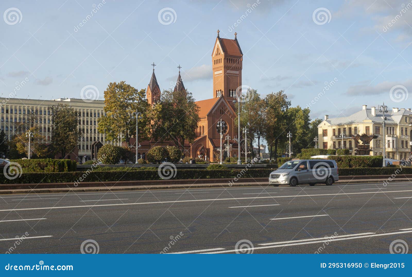 Independence Square - the Central Square of Minsk Stock Photo - Image ...