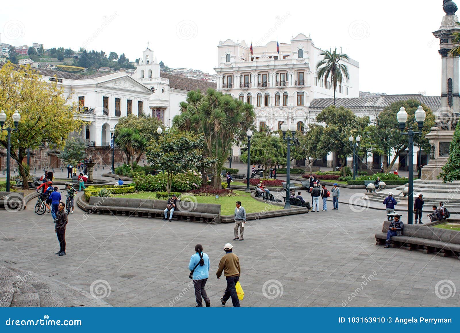 Independence Square in Quito, Ecuador Editorial Image - Image of ...