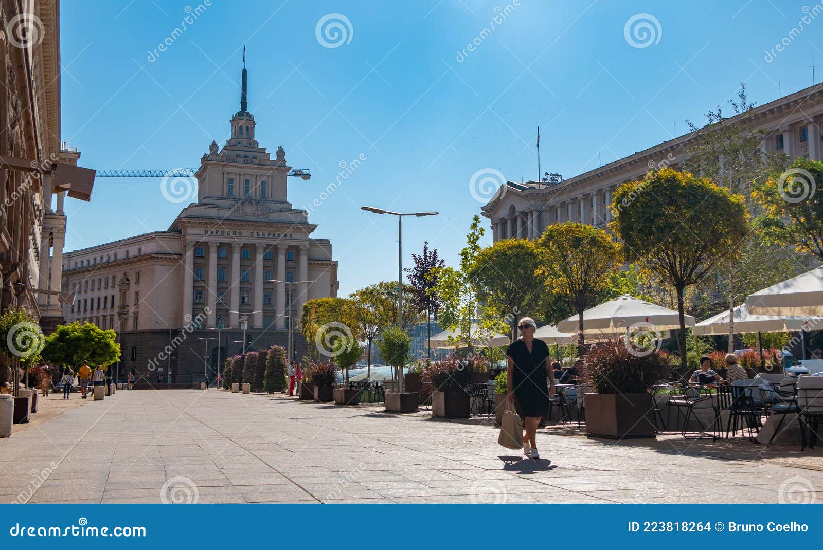 Independence Square in Sofia Editorial Stock Image - Image of bulgaria ...