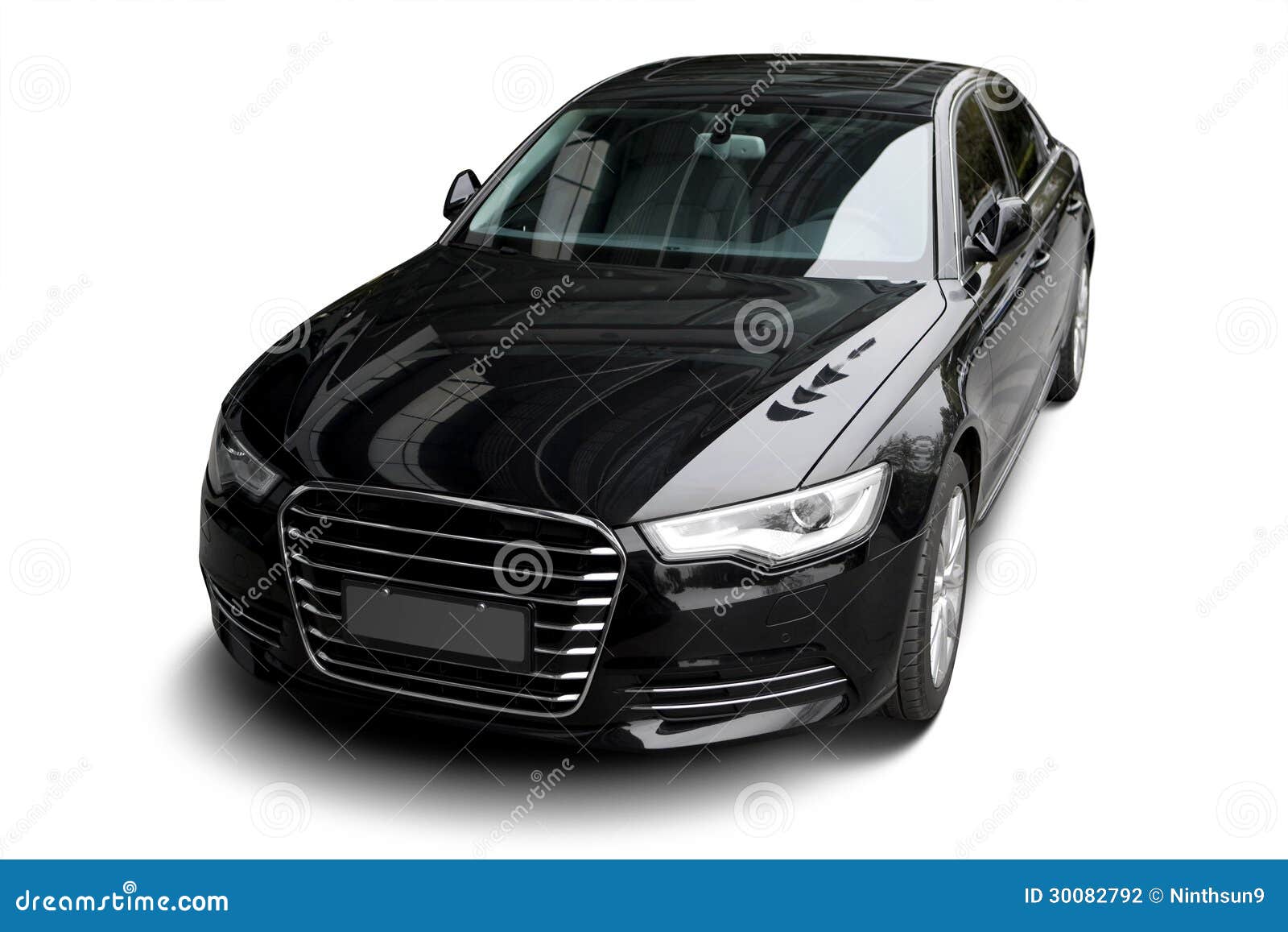 A Independent Black Static Car in White Background Stock Photo - Image ...