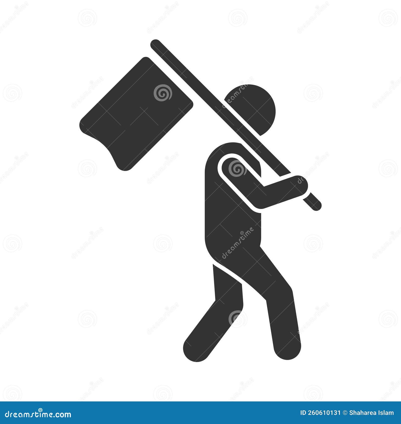 Independent day icon stock vector. Illustration of peace - 260610131