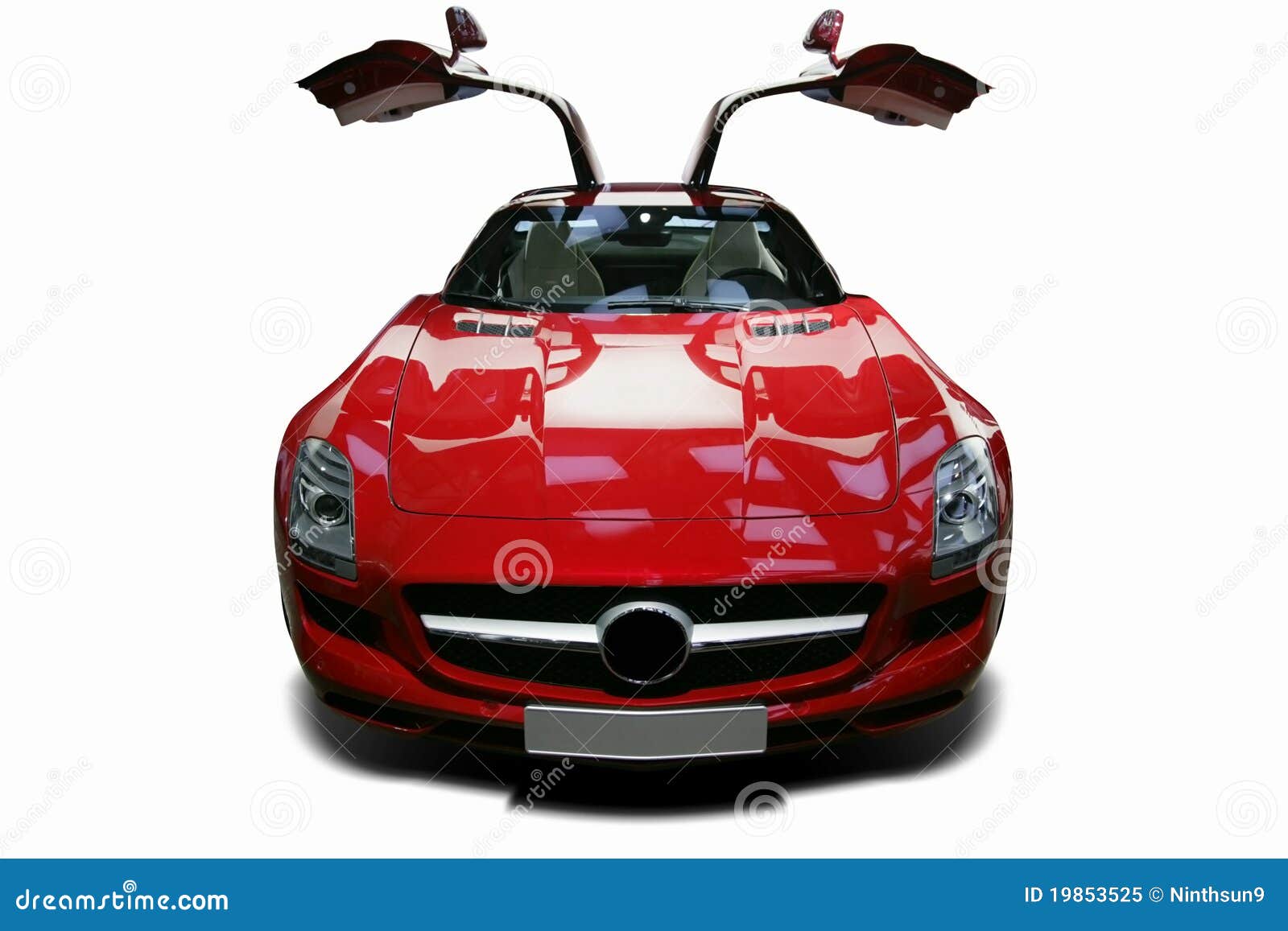 An Independent Red Static High-quality Race Car in Stock Image - Image ...