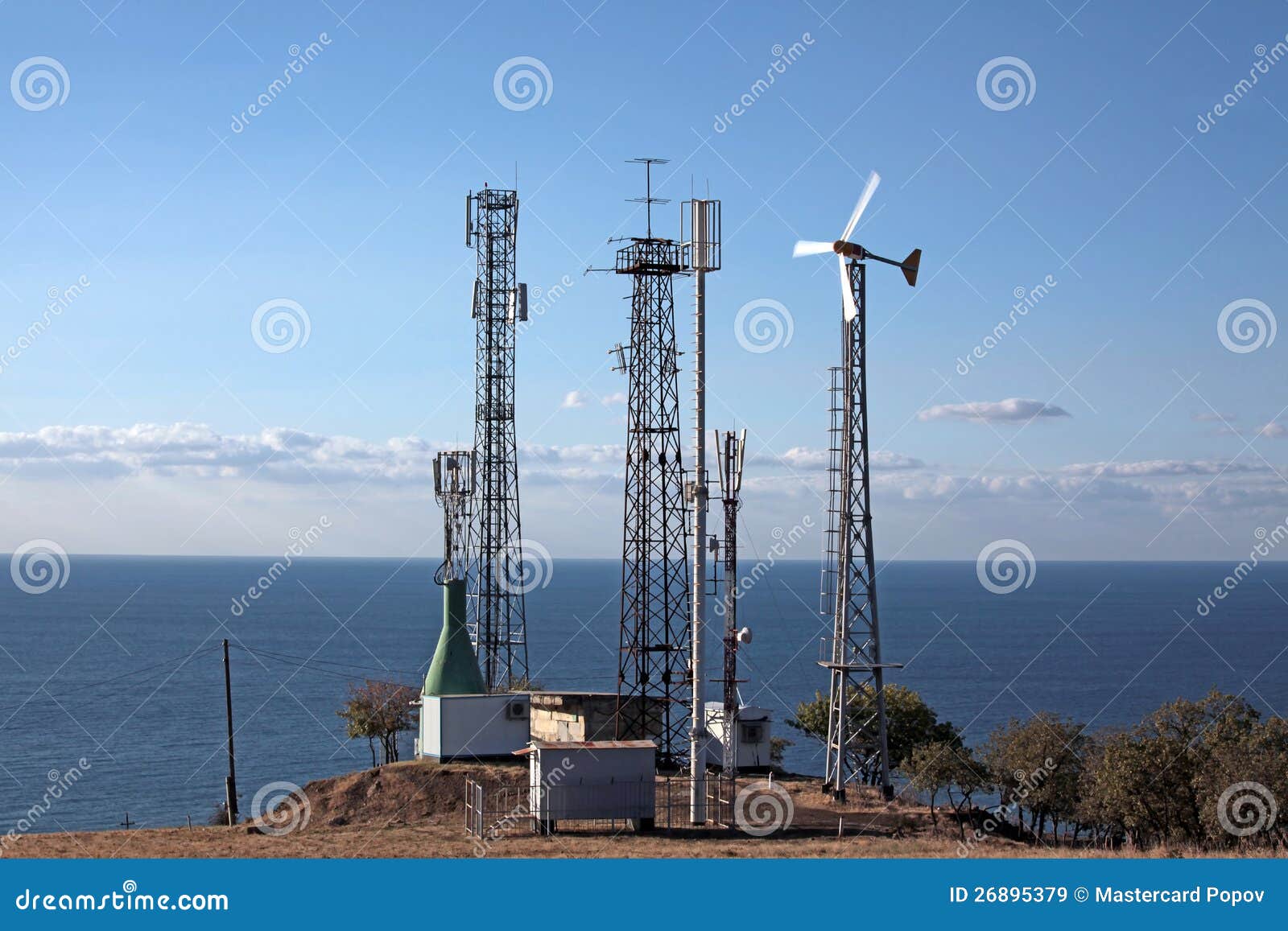 Independent Station of Telecommunications Stock Image - Image of ...