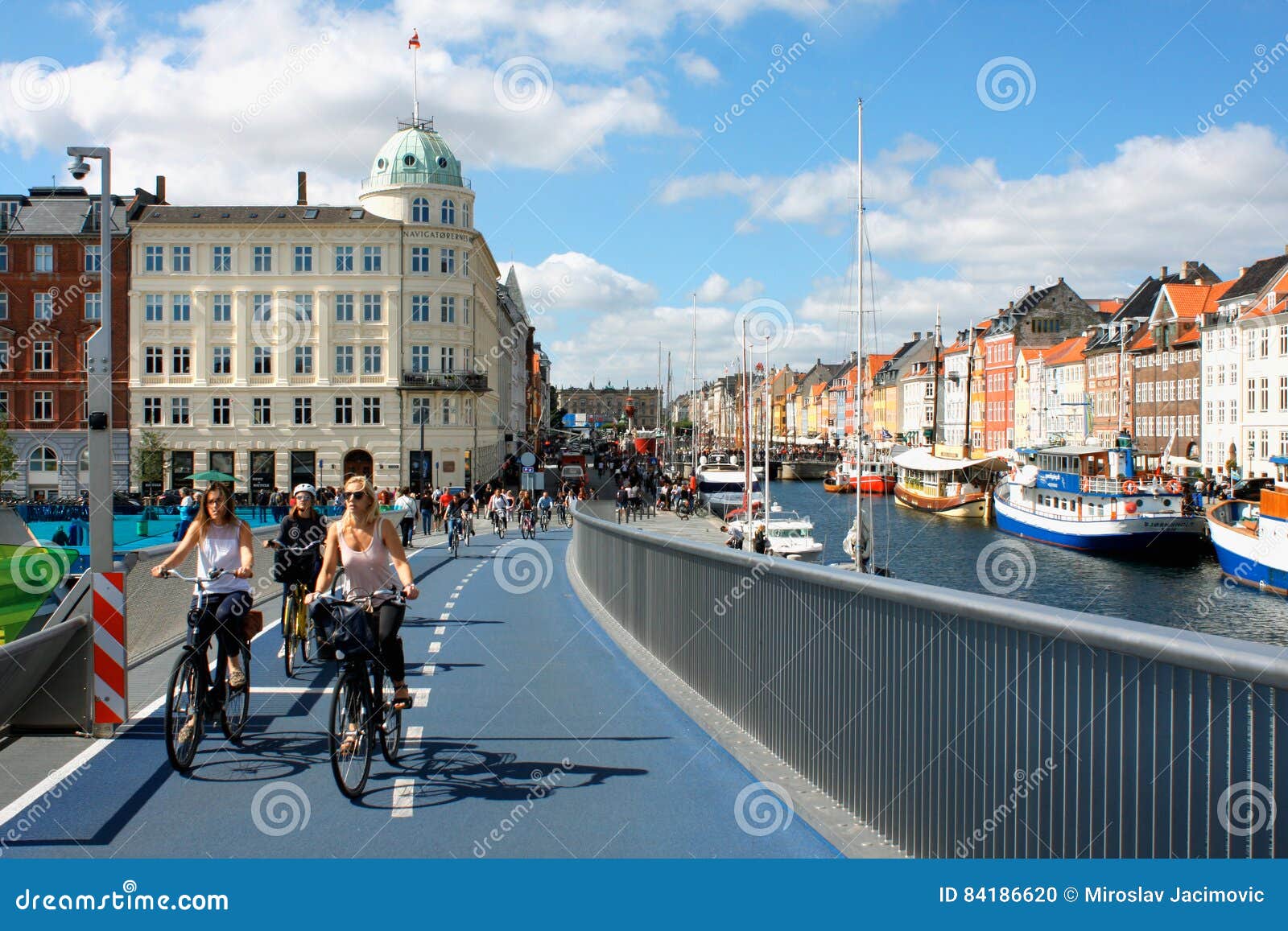 Inderhavnsbroen Bridge in Copenhagen - Denmark Editorial Image - Image ...
