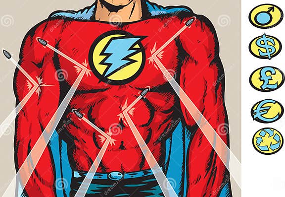 Indestructible stock vector. Illustration of human, muscle - 40700353