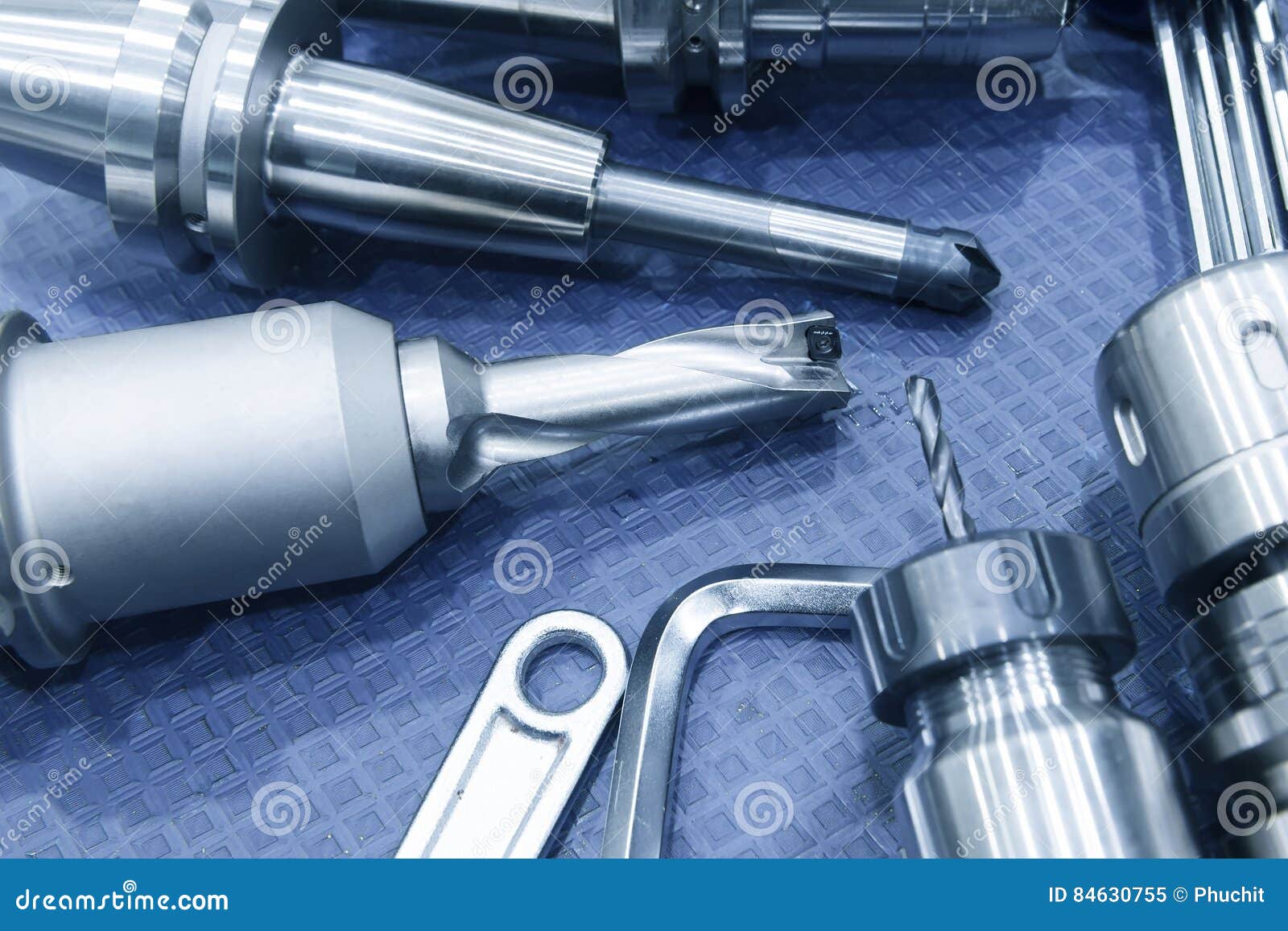 The Index-able Tool for CNC Milling Machine Stock Image - Image of ...