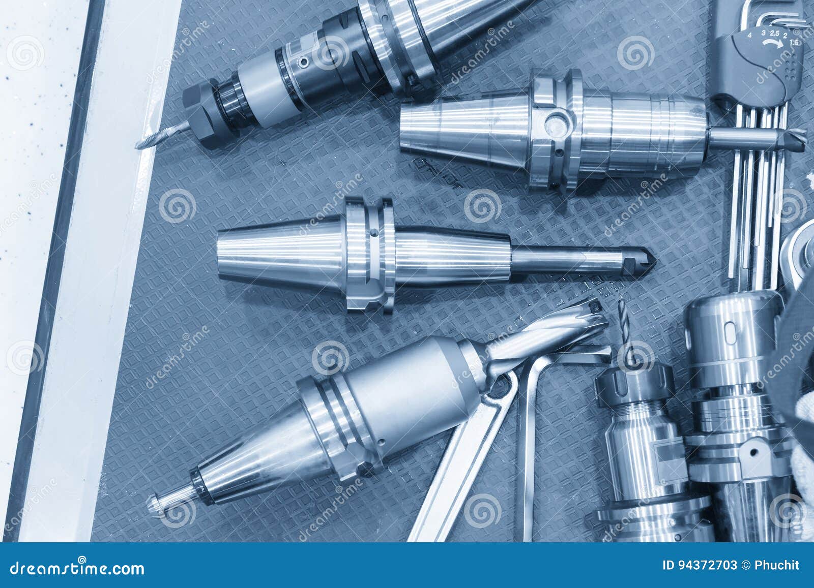 The Index-able Tool for CNC Milling Machine Stock Image - Image of ...
