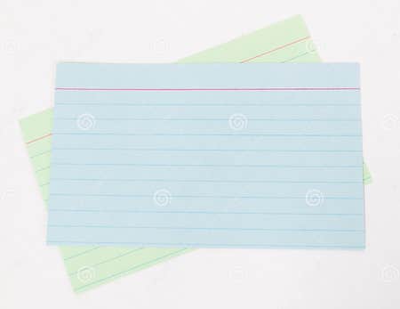 Index Cards stock photo. Image of white, blue, index - 27128138