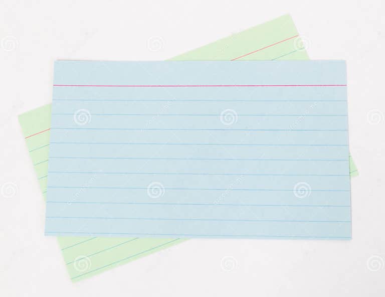 Index Cards stock photo. Image of white, blue, index - 27128138