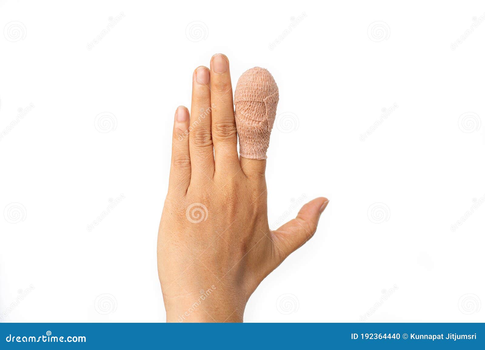 Index Finger First Aid Wound Finger Accident Stock Photo - Image of ...