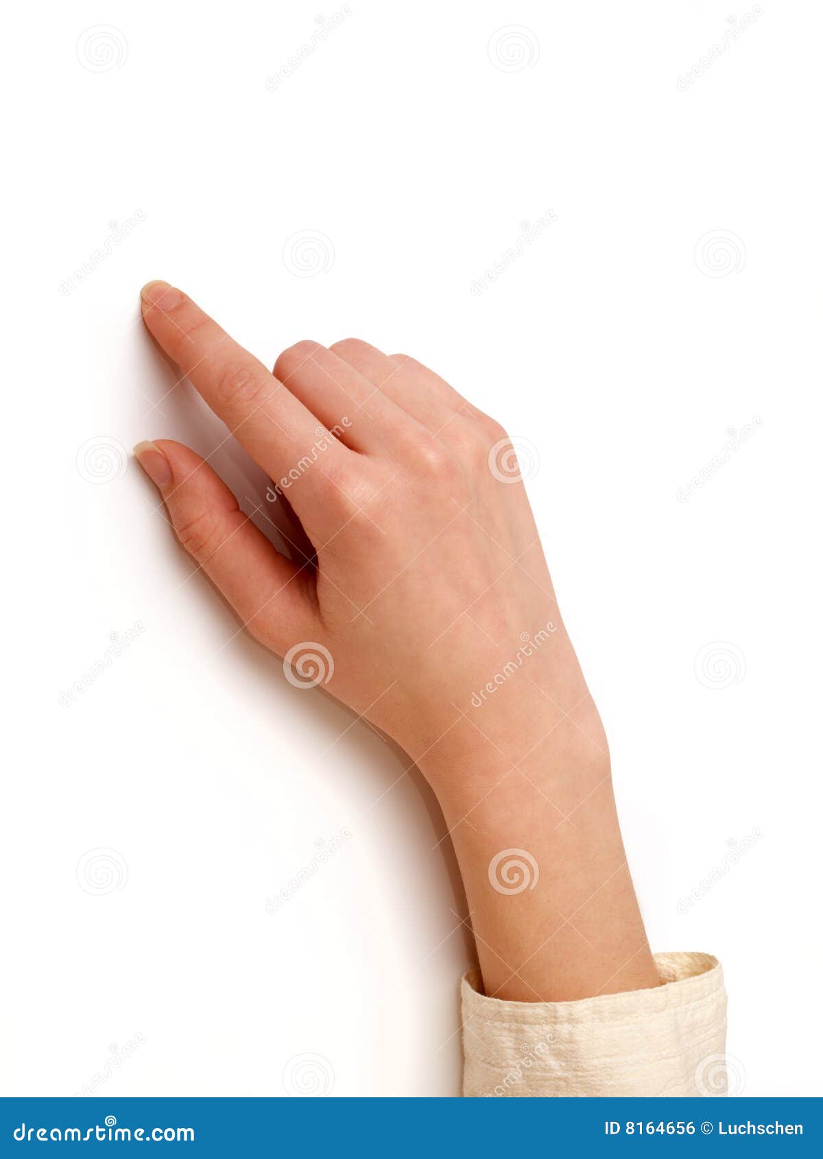 Index Finger Pointing Royalty Free Stock Image - Image: 8164656