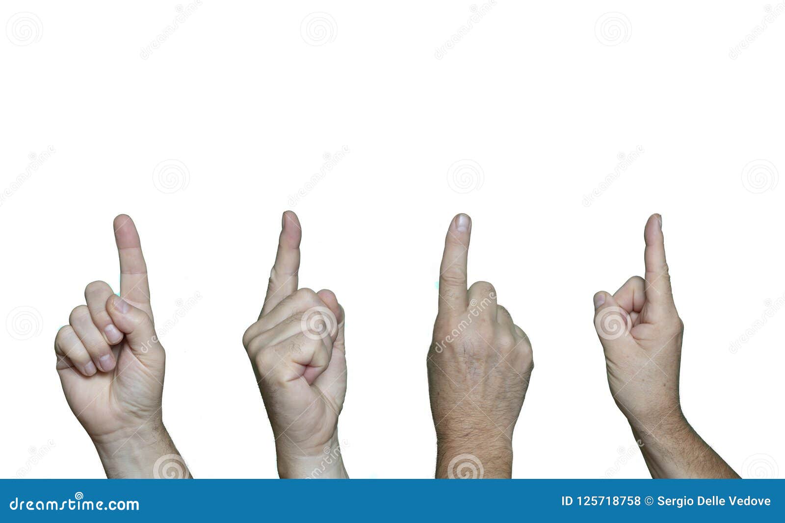 Index finger stock photo. Image of cheerful, caucasian - 125718758