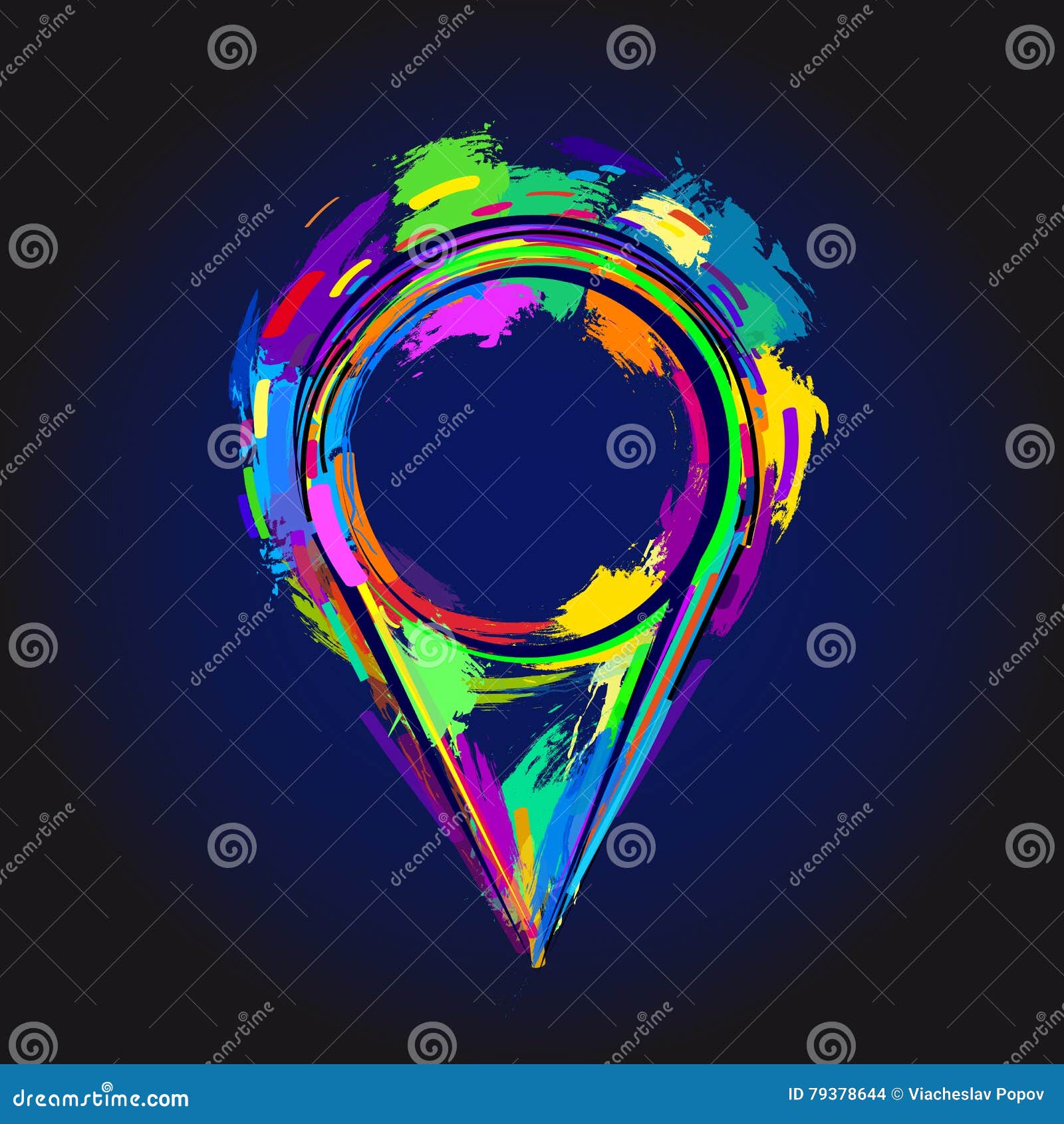 Index Location on the Map. Pointer Position. Marker Standing Stock ...